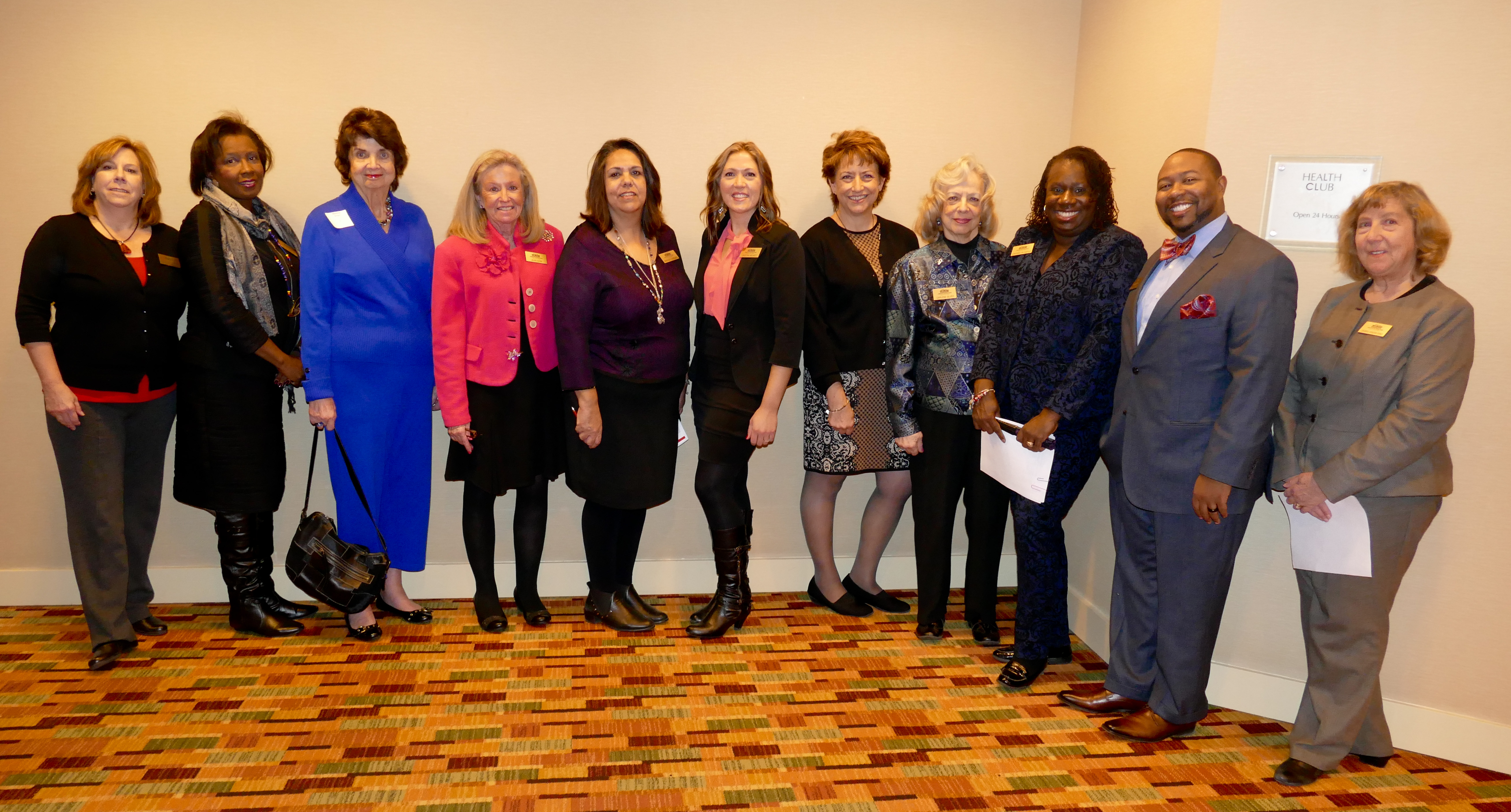 Committee members Sharon Bishop, left, Gerie Grimes, Sherrye Berger, Jean Kerr, Brenda Vasquez ...