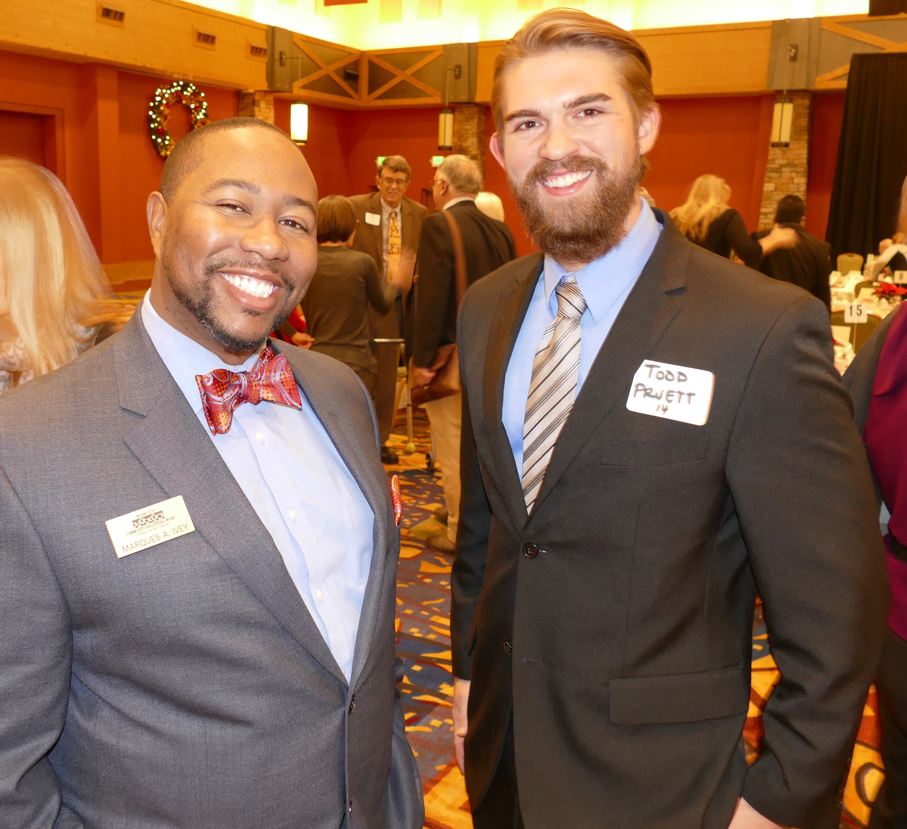 Marques Ivey, left, and Todd Pruett