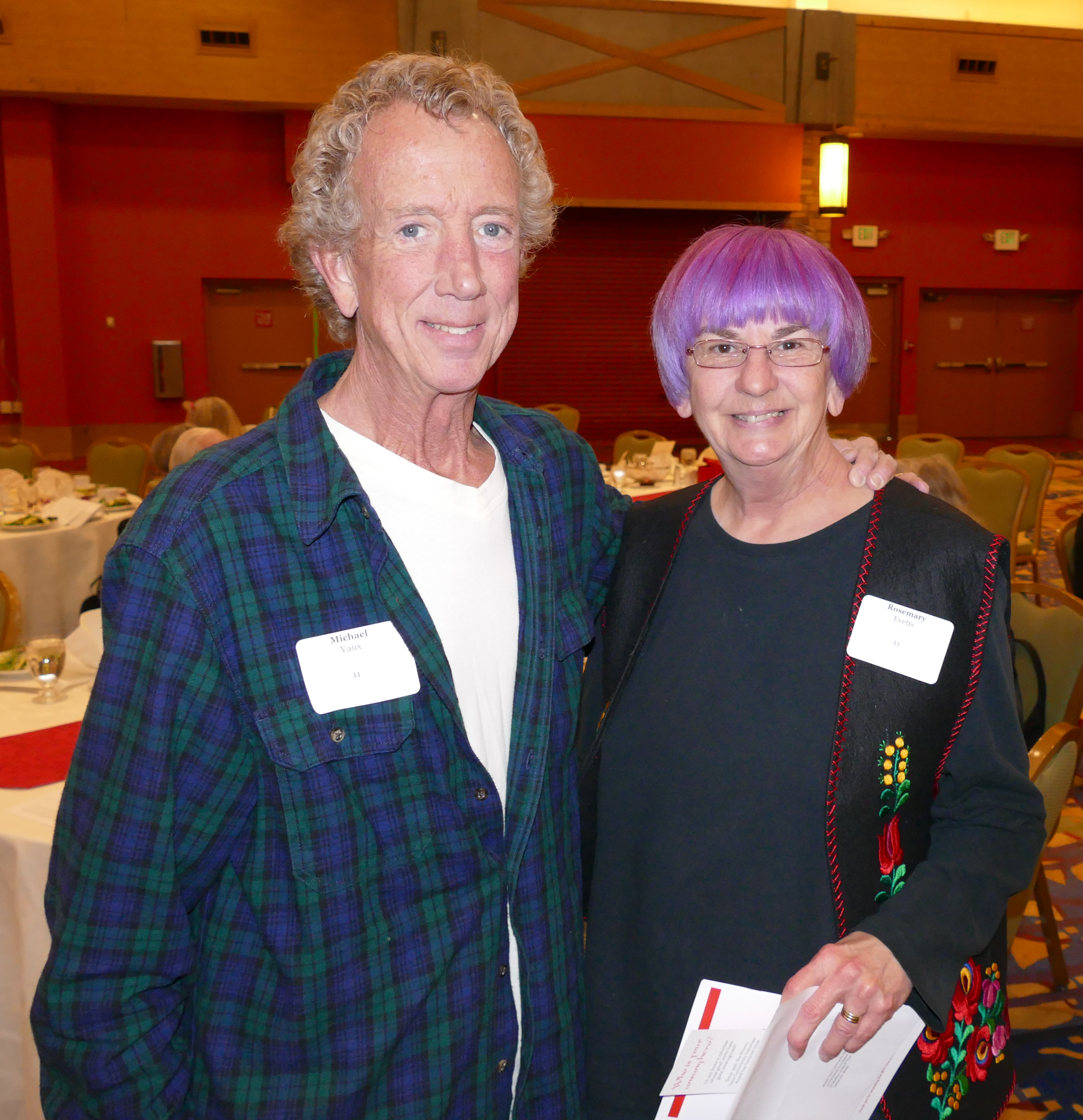 Michael Vaux and Rosemary Evetts