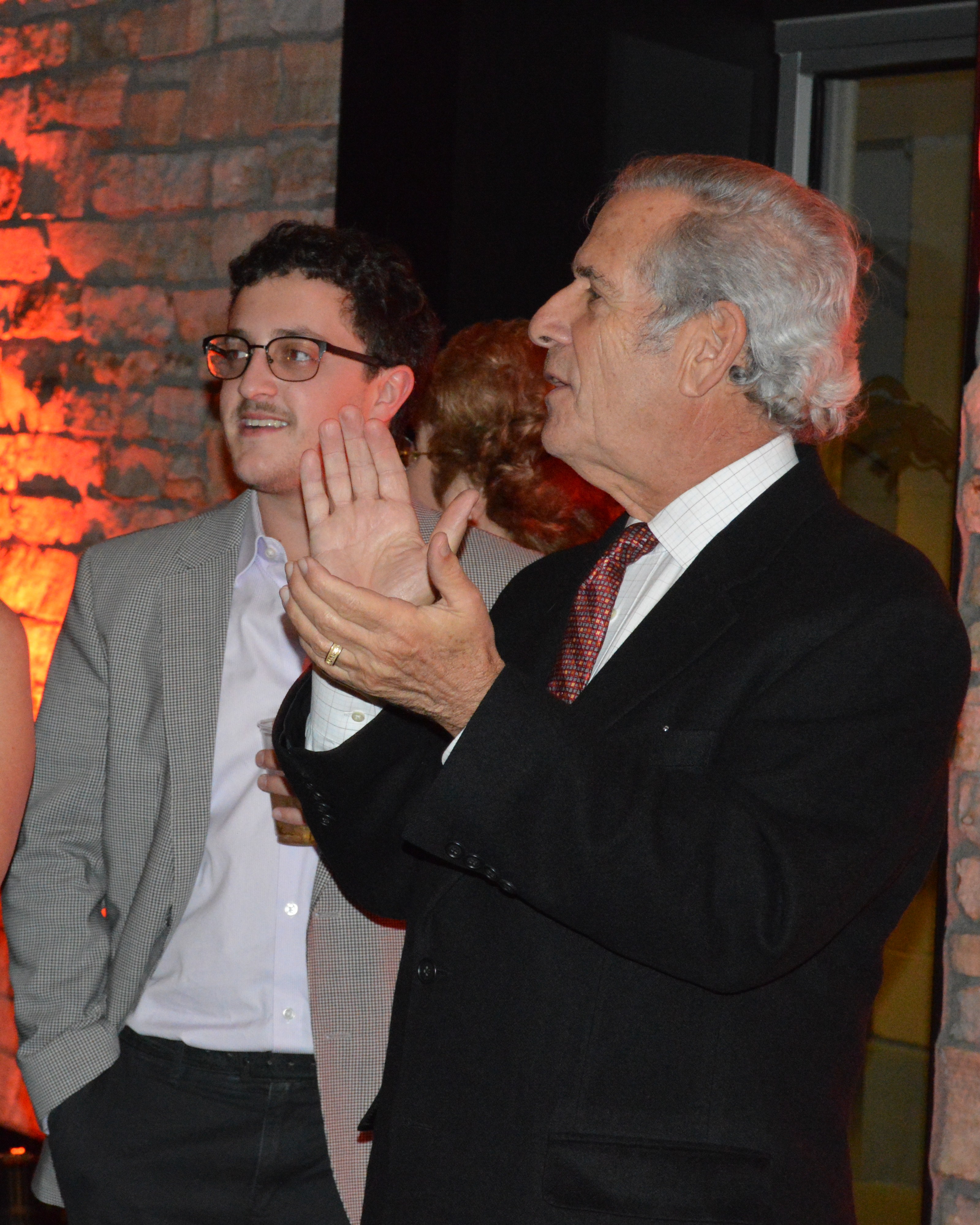 Rabbi Steven Foster as song leader