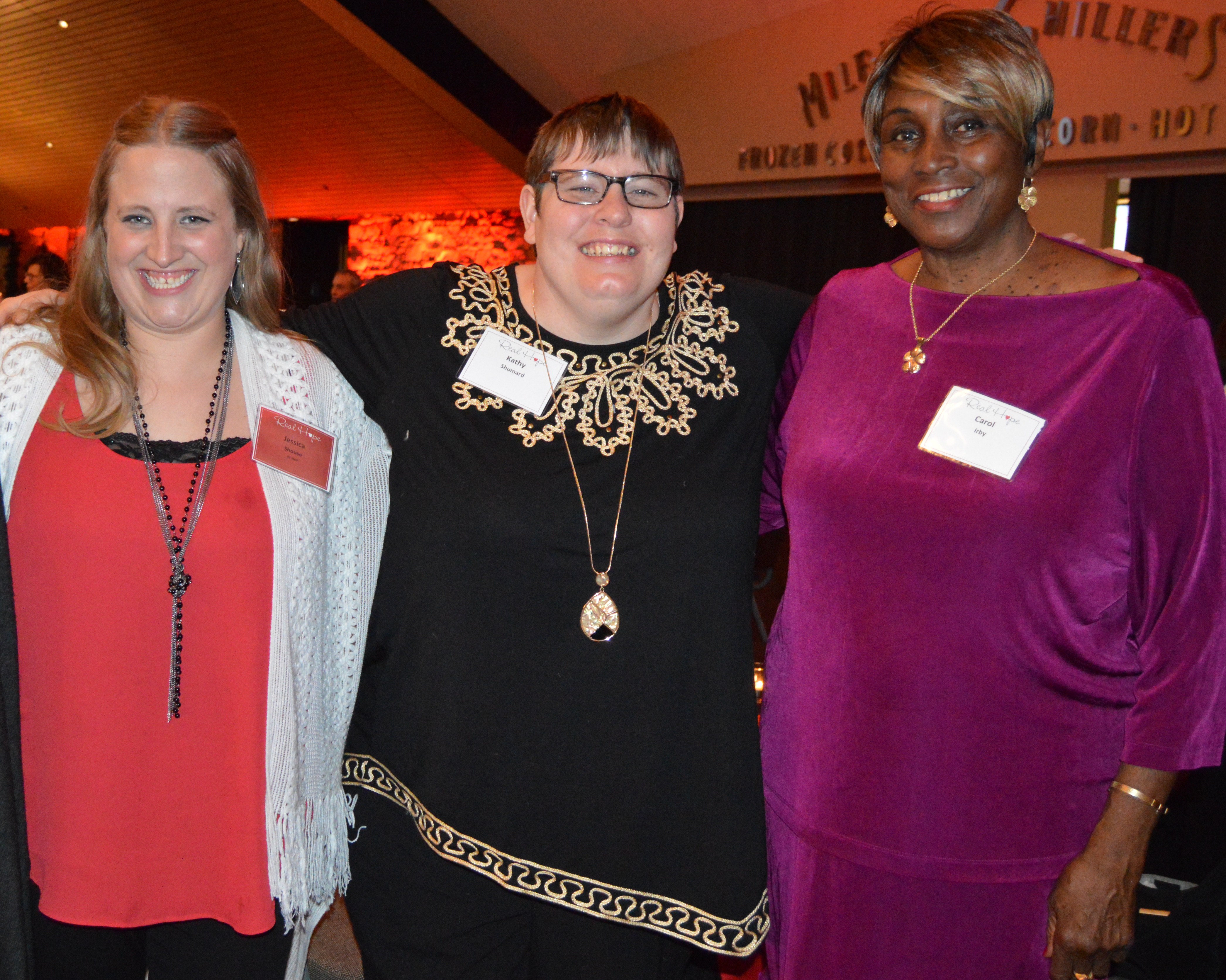 (l to r): Jessica Shouse, Kathy Shumard and Carol Irby