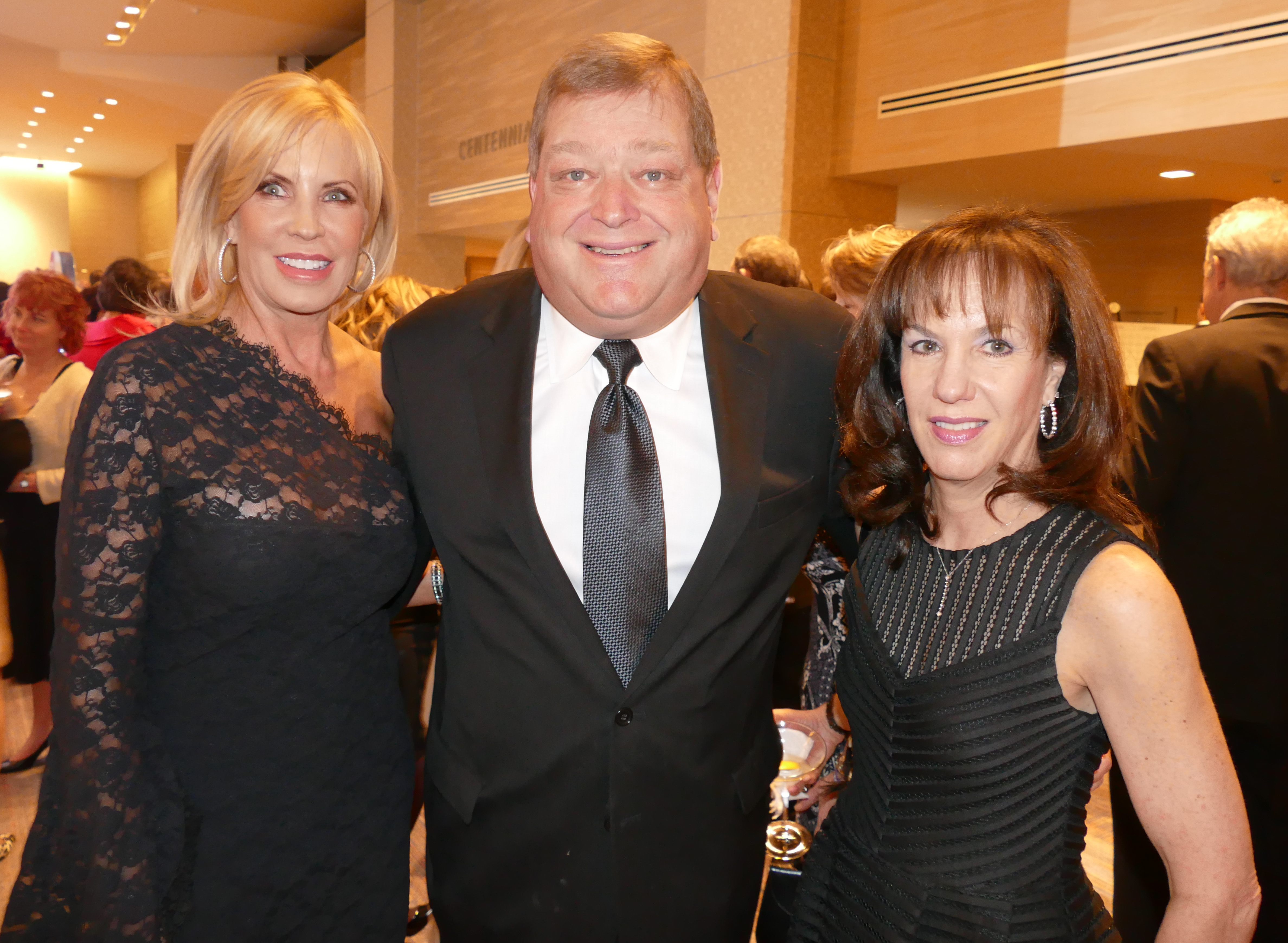 Carylyn Bell, left, David McReynolds, Ellen Robinson