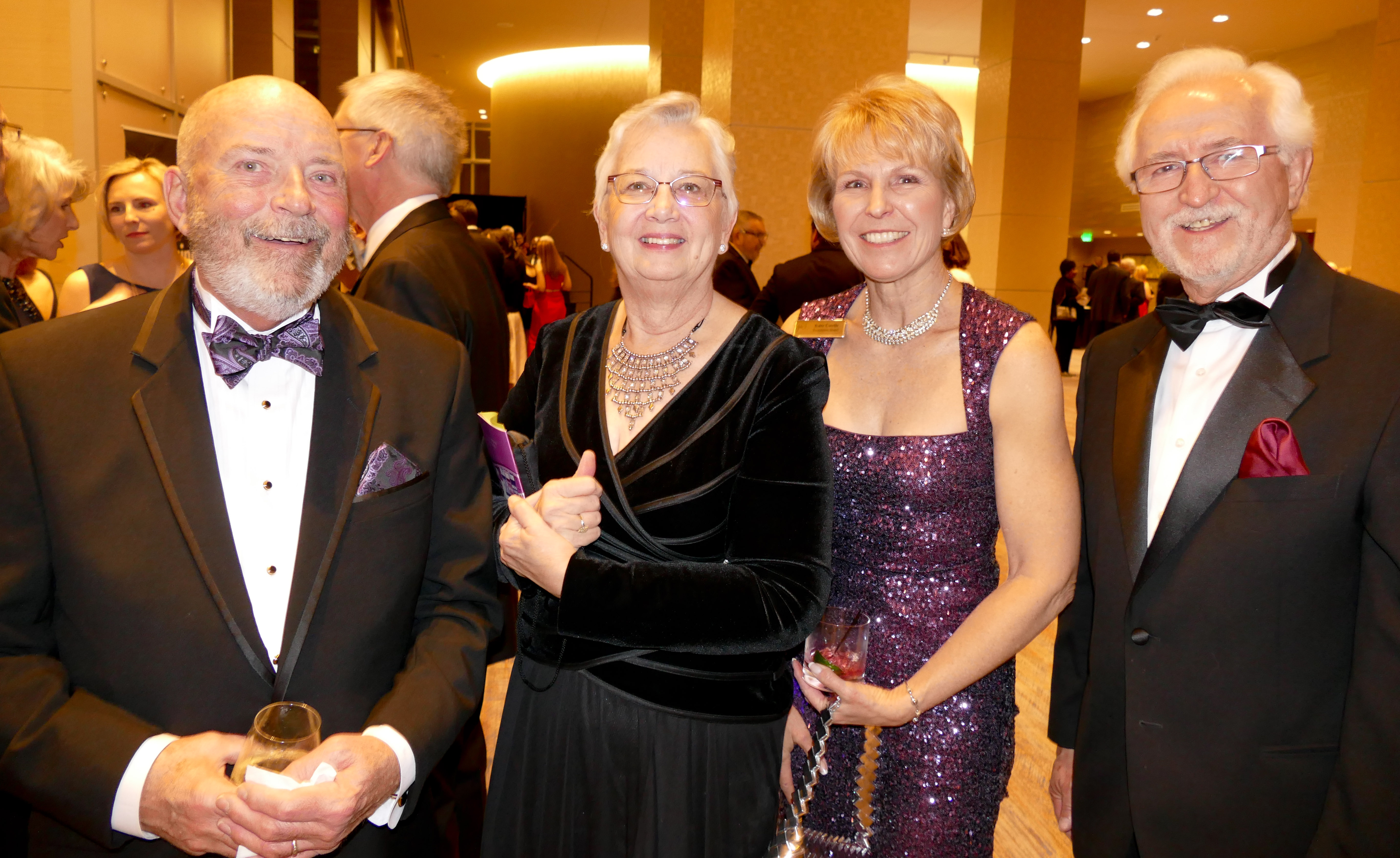 Jim Curtis, left, Pat Marquez, Kate Curtis, Ron Marquez