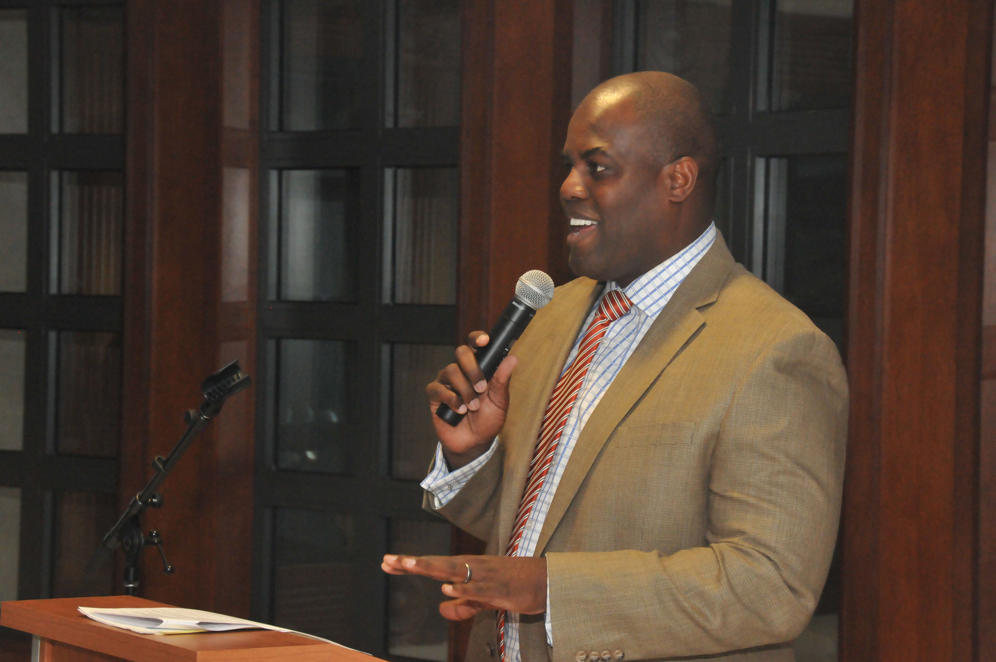 Reggie Rivers always entertains the crowd