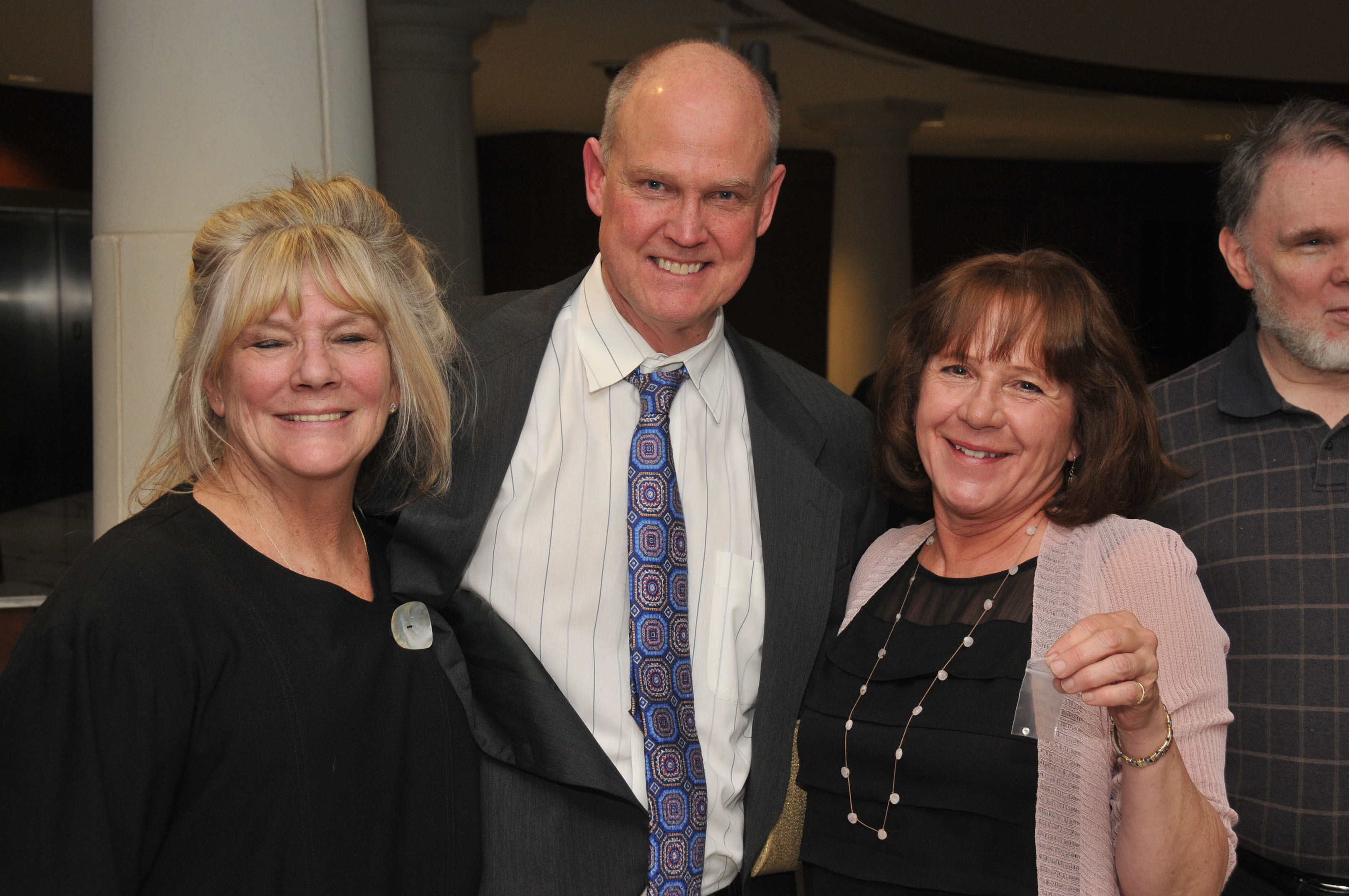 Barbara Boyer, Ray Musselman and diamond winner Sandy Morris