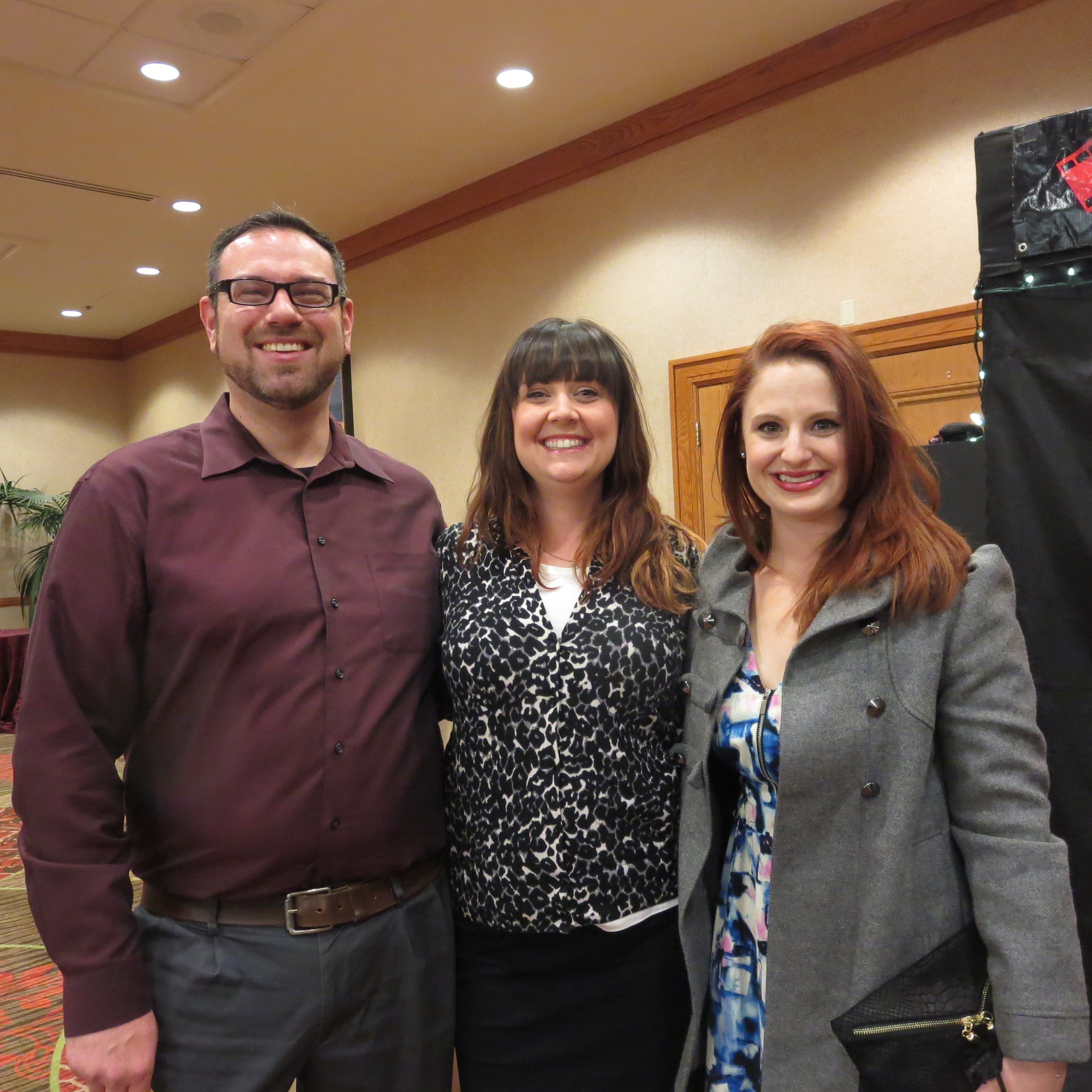 L to R: Brett Rayner, Kate Coney, Ely Hemnes