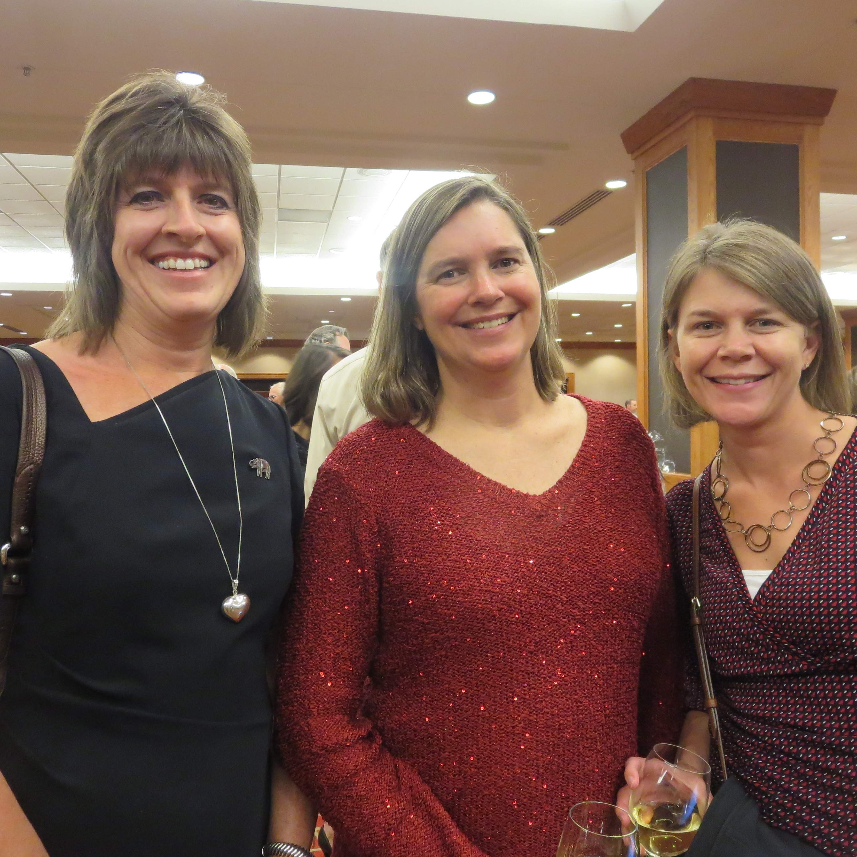 L to R: Lisa Poggas, Natalie Sime, Carol Travis