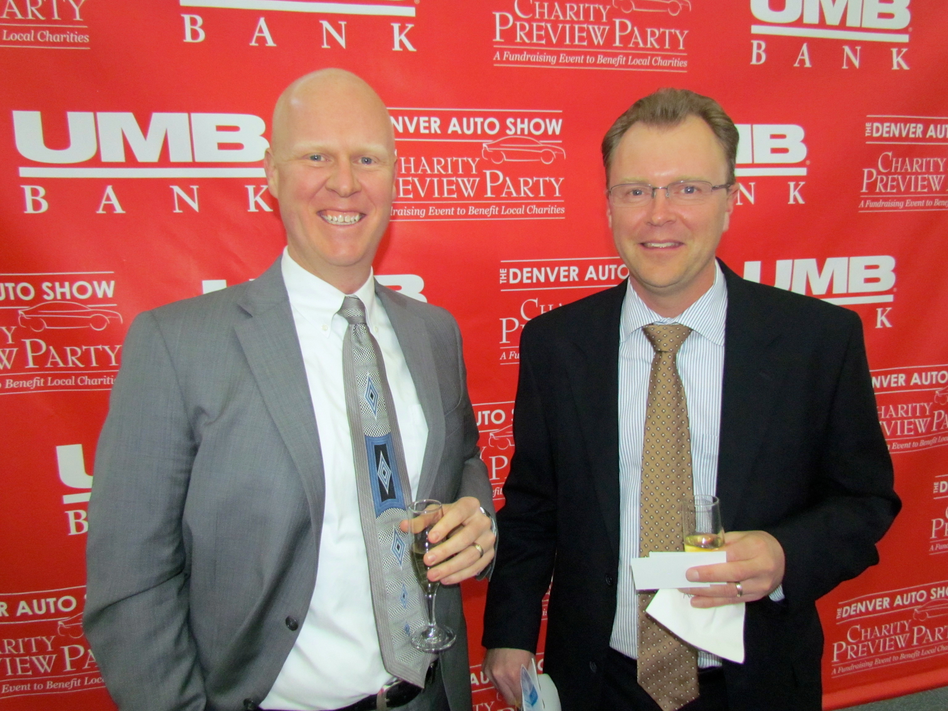 Jonathan Berry (left) with Shawn Thompson