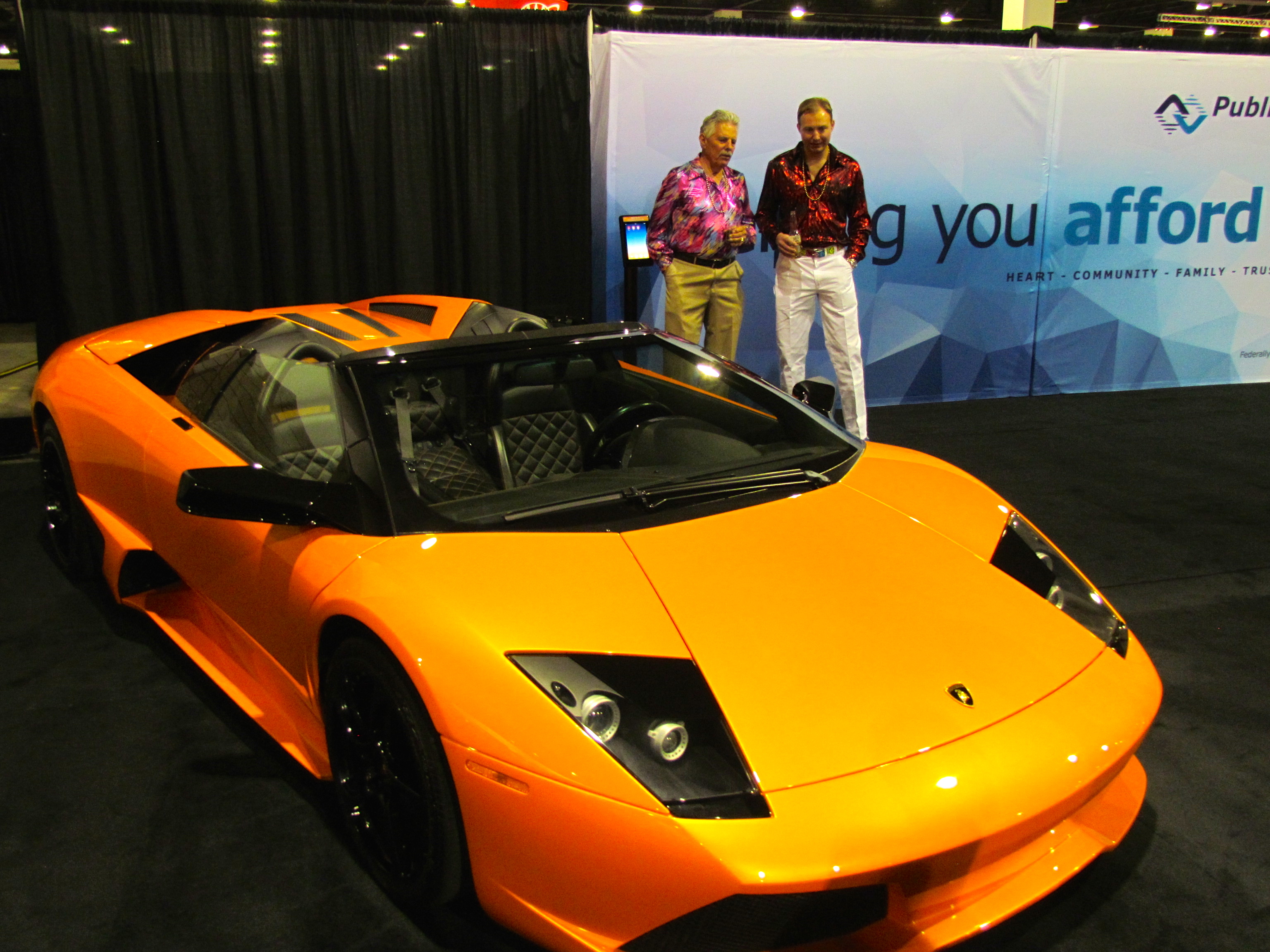 Guests getting the first look before the Denver Auto Show