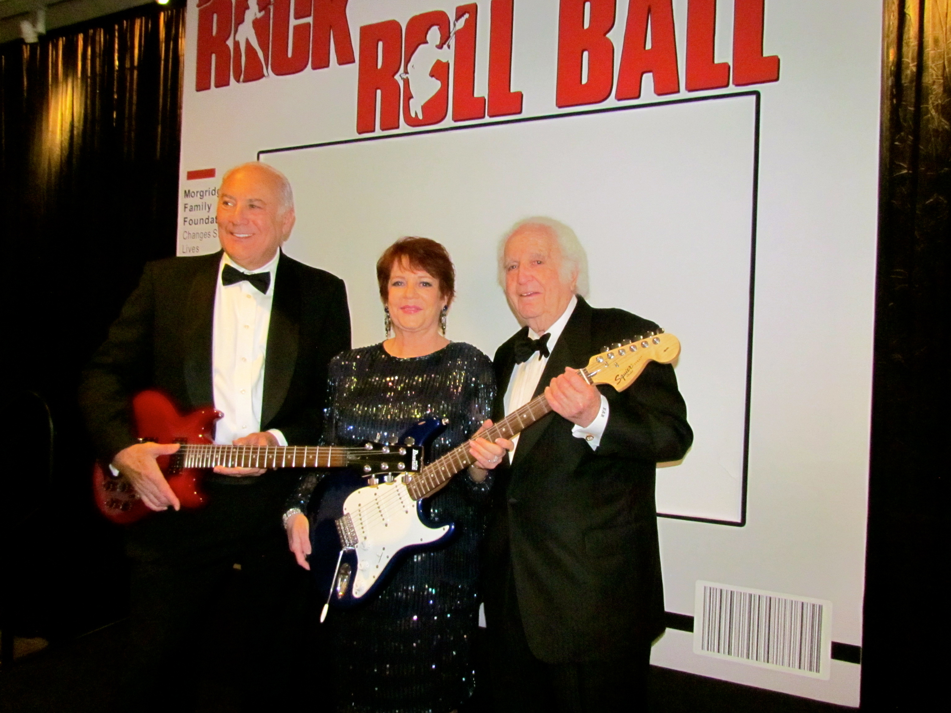 David and Charlene Engleberg, left, (he's on the board) and Eddie Robinson