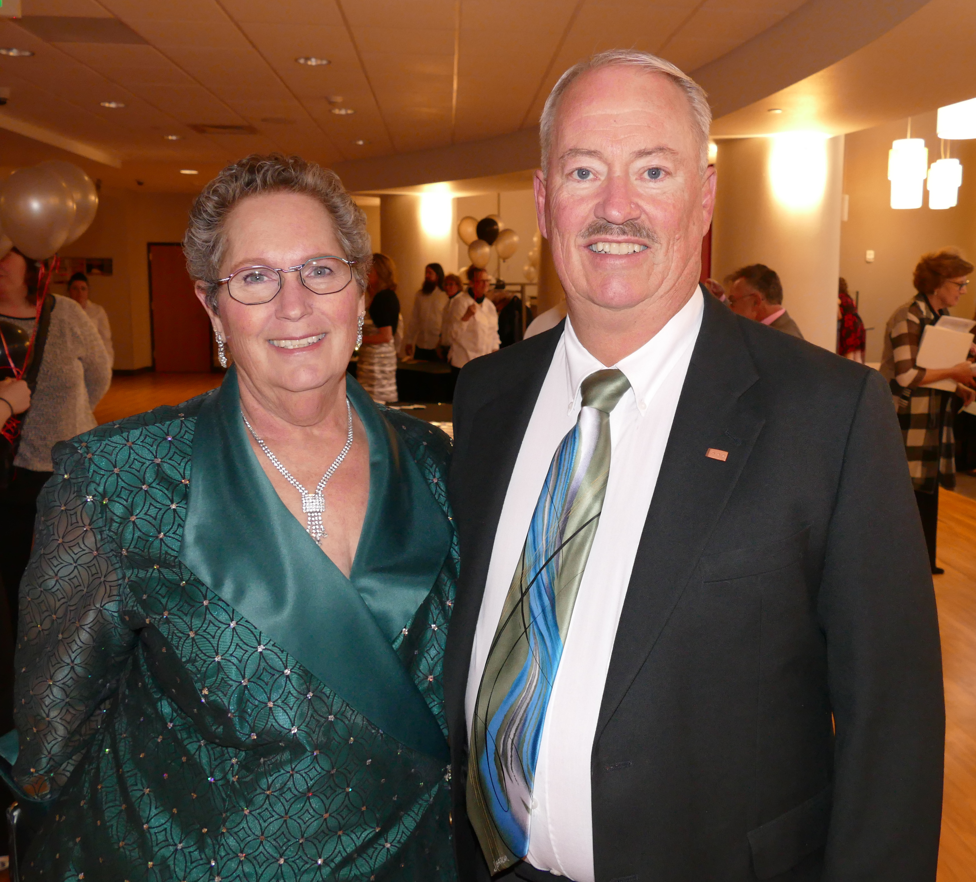 Honoree Joe Welte with his wife Linda