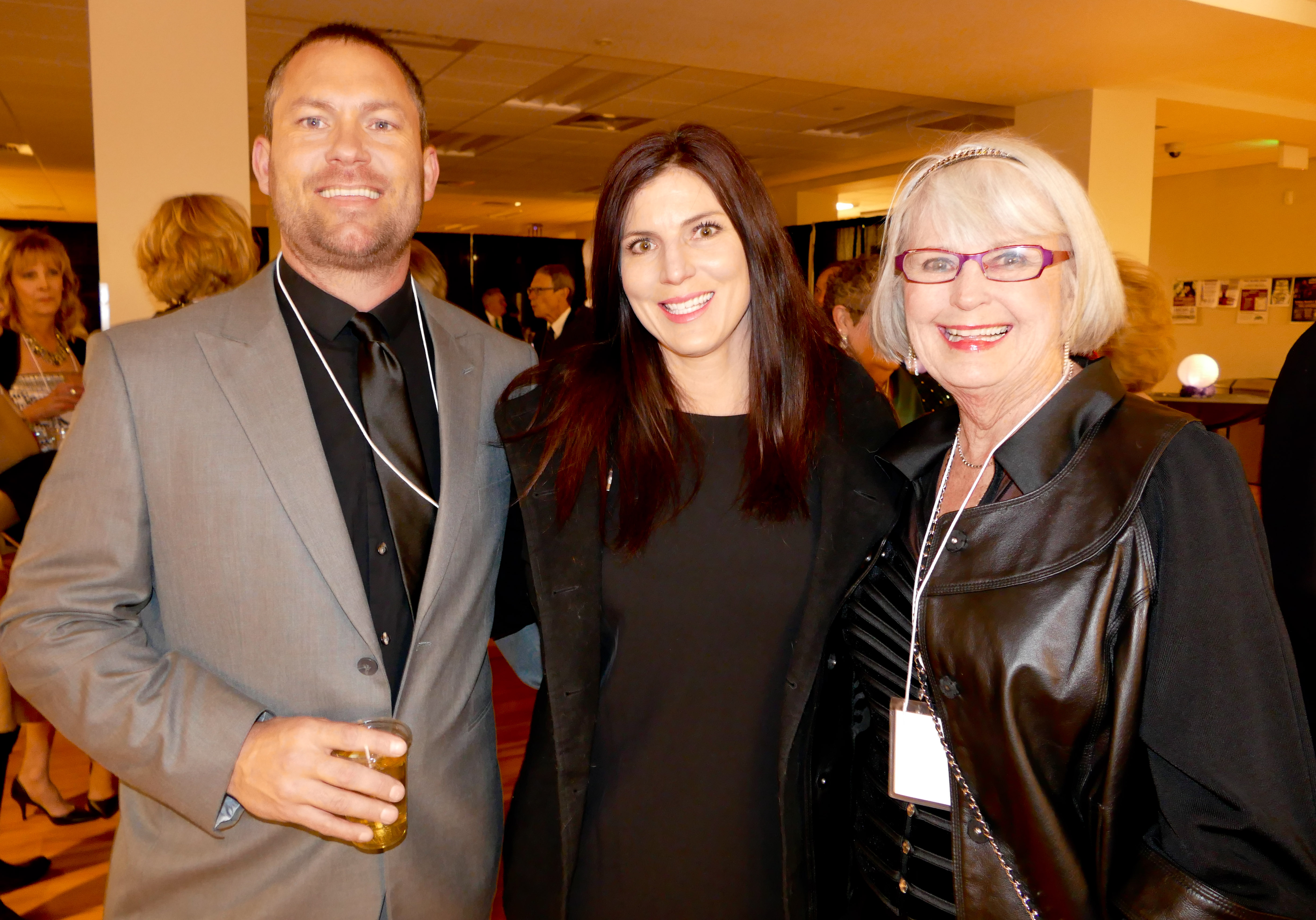 Matt Welte, left, Maggie Welte and Kathleen Mattarocci