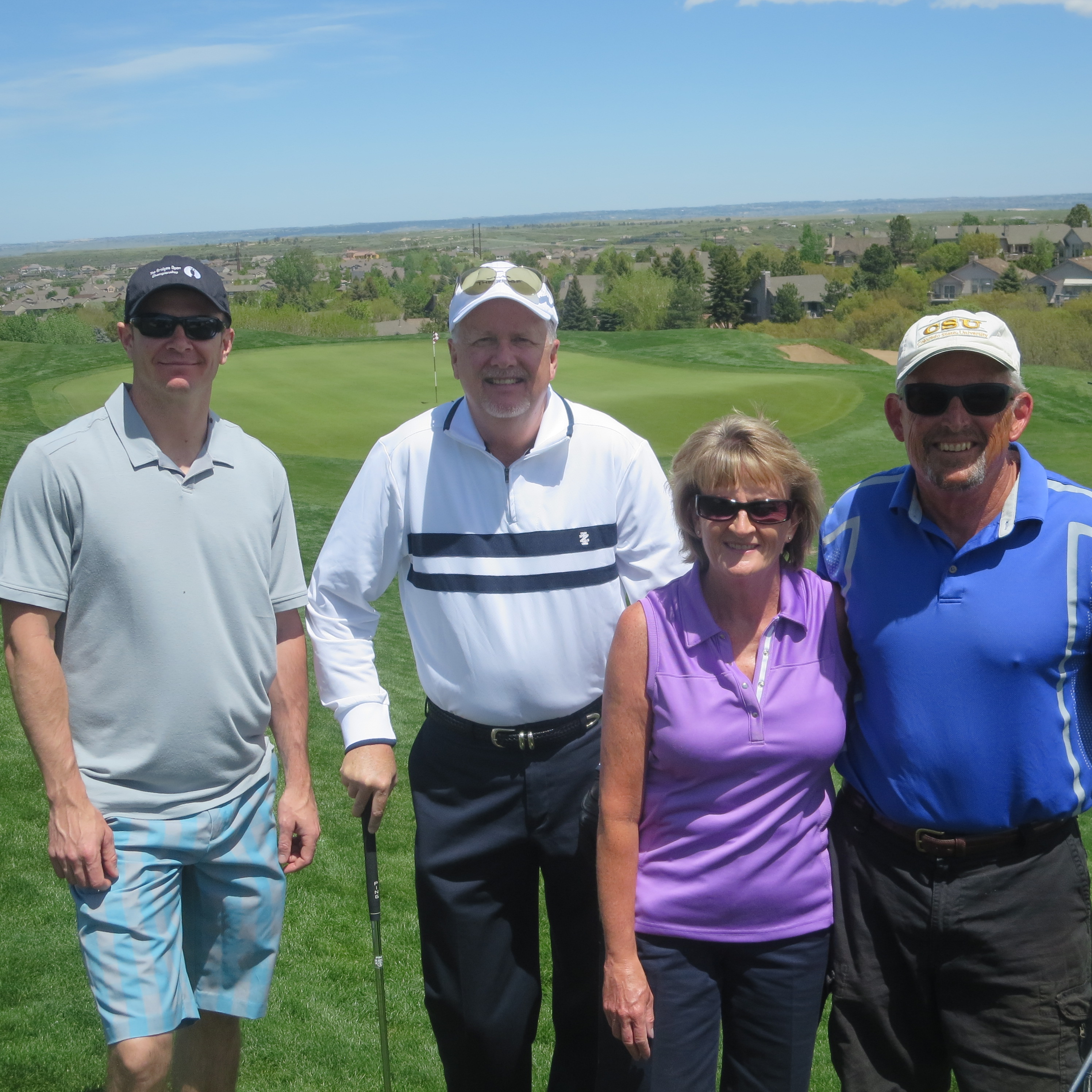 L to R: Jeremy Pittman, Mike Brendel, Rhonda & Doug Ward