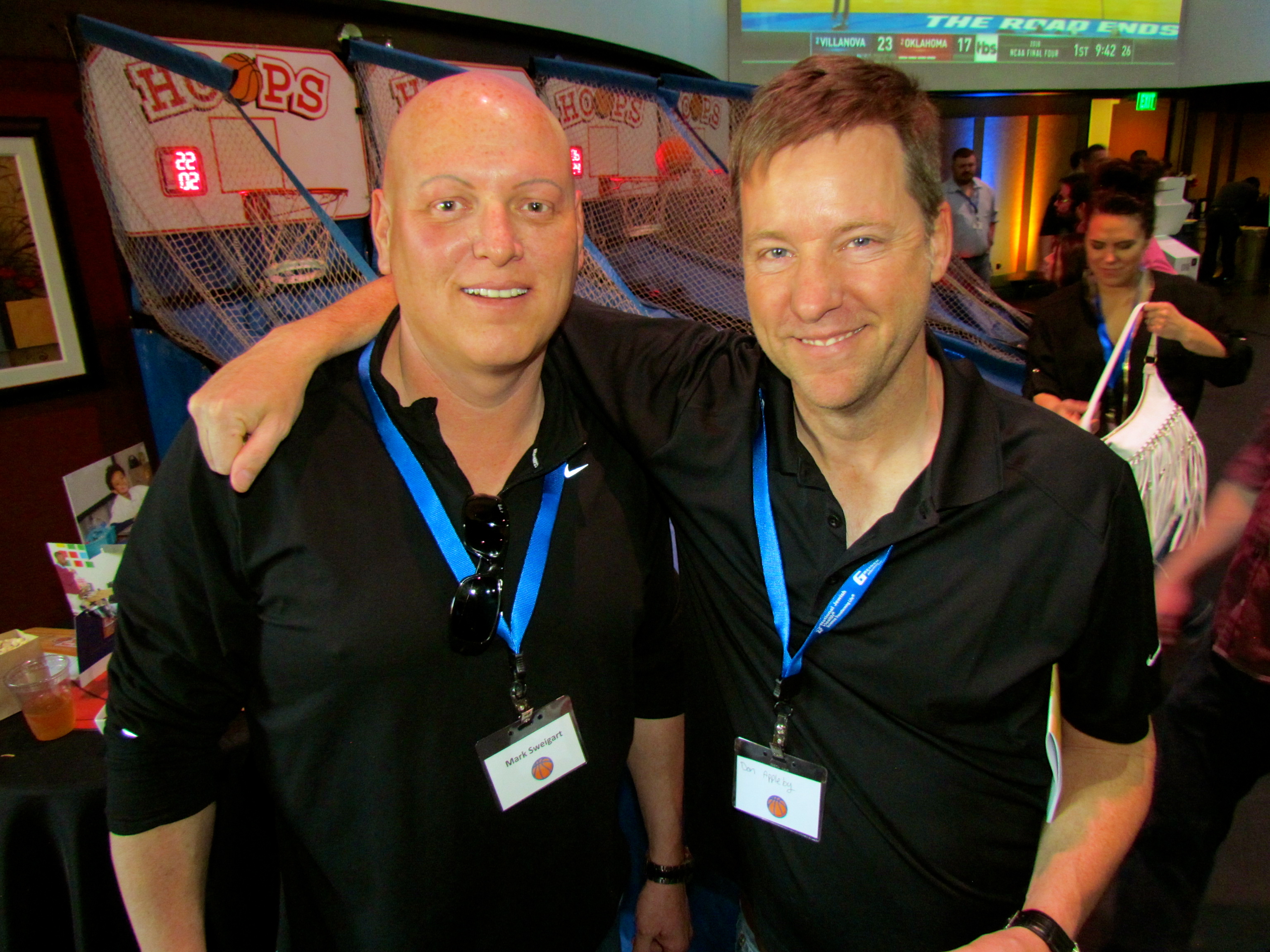 Mark Sweigart (left) with Don Appleby