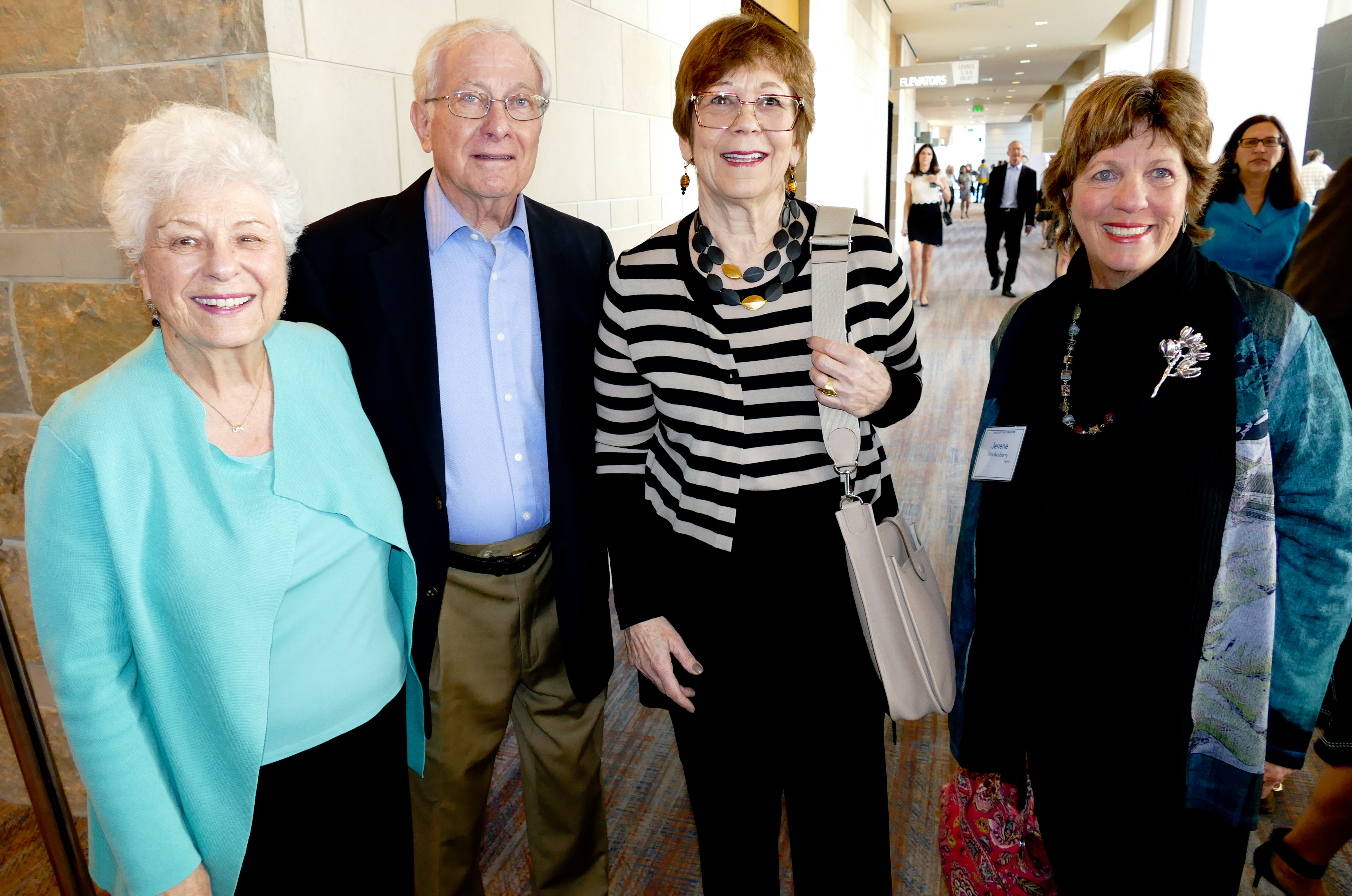 Barbara Goldburg, left, Bob Rottman, Linda Goldstein and Jenene ...