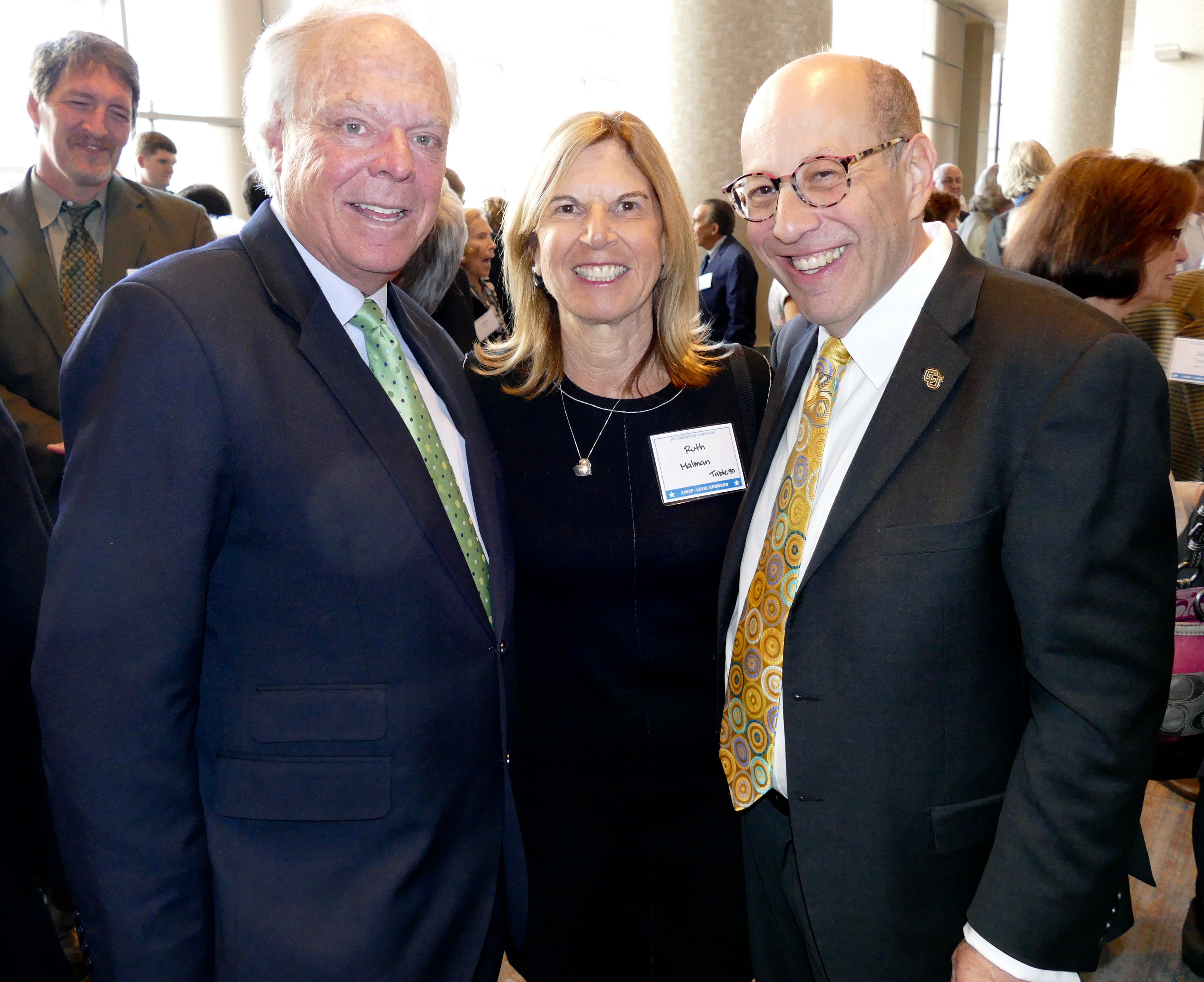 Michael Opatowski, left, Ruth Malman and Andy Levy