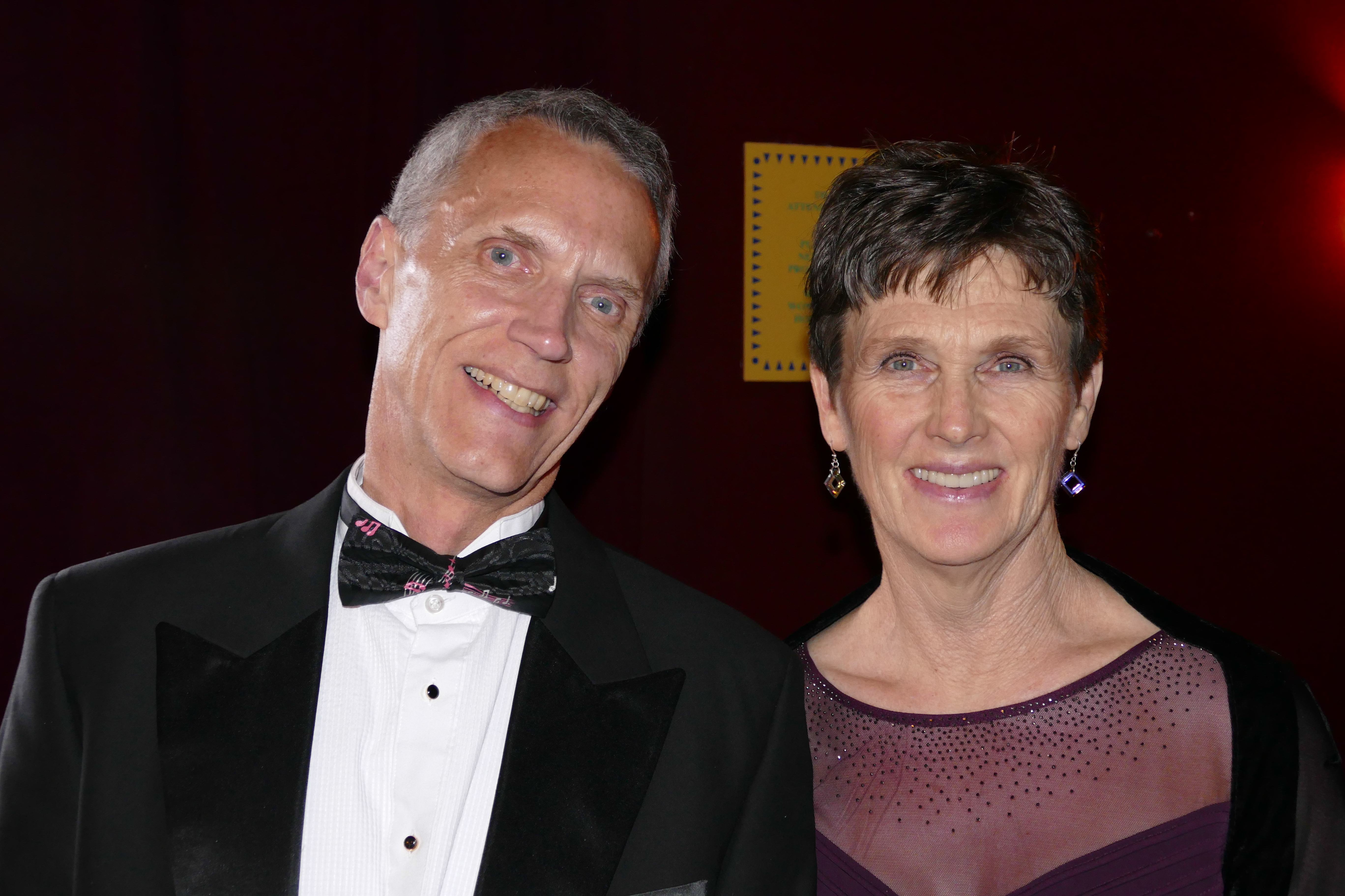 Roger and Susan Bowles (board secretary and CSO cellist)