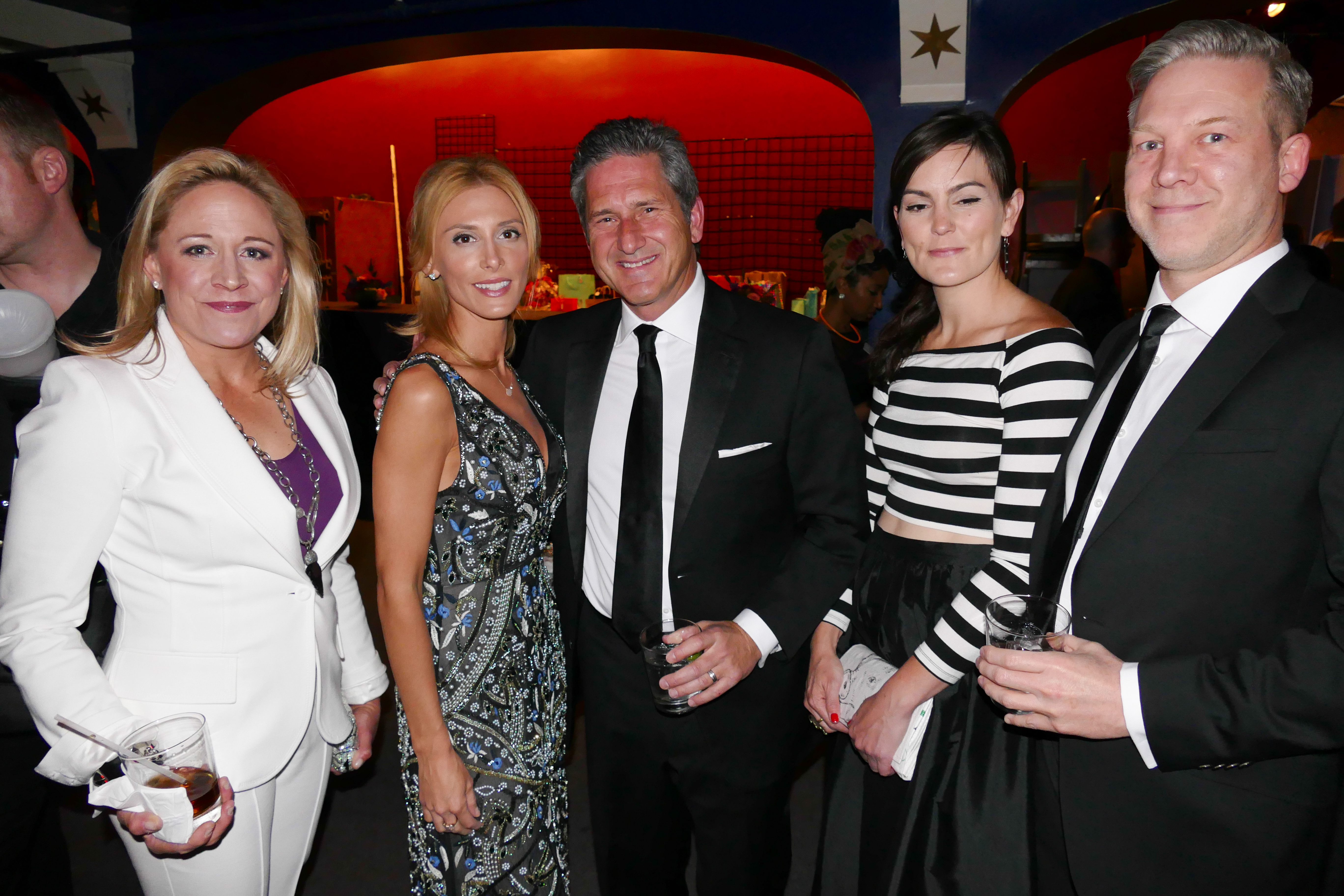 Event Co-Chair Libby Anschutz, left, honorees Michelle and Mike Fries ...