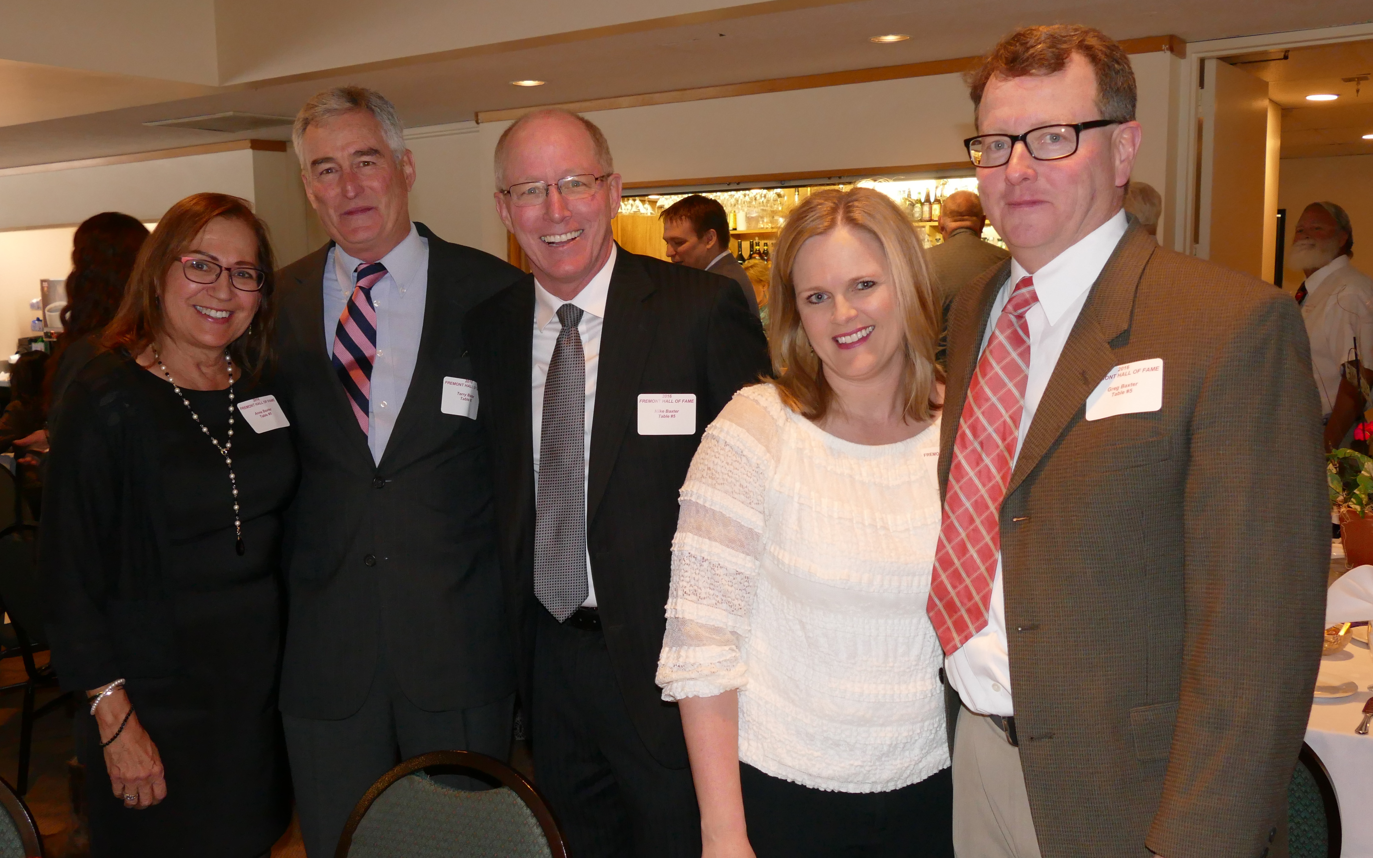Anne Baxter, left, Terry Baxter, Mike Baxter, Mandee and Greg Baxter
