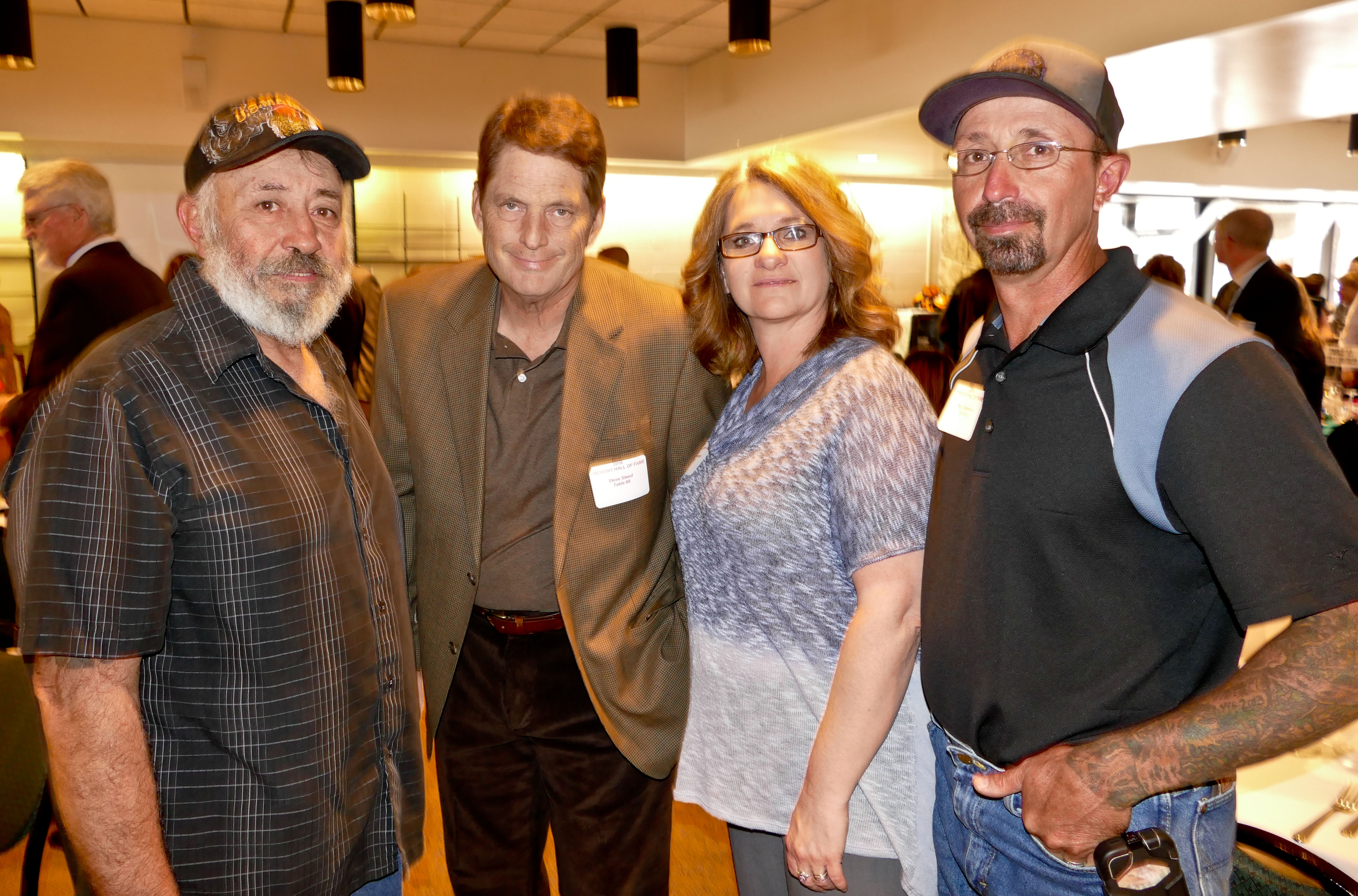 Don Pachelo, left, Steve Sneed, Jeanne and Paul Dohrmann