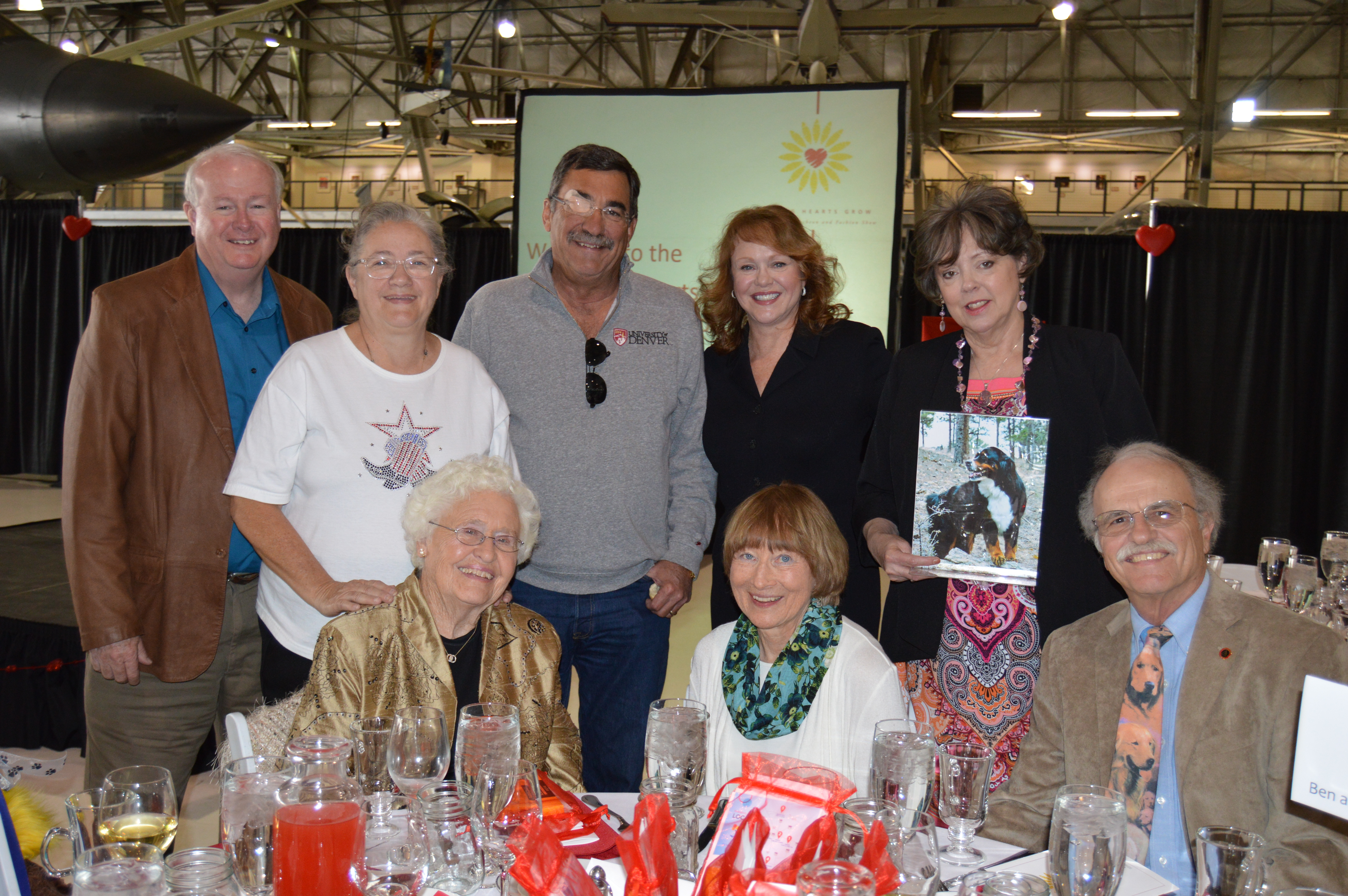 Ben & Marilee Doud tablemates show off the portrait of lovable Maxwell ...