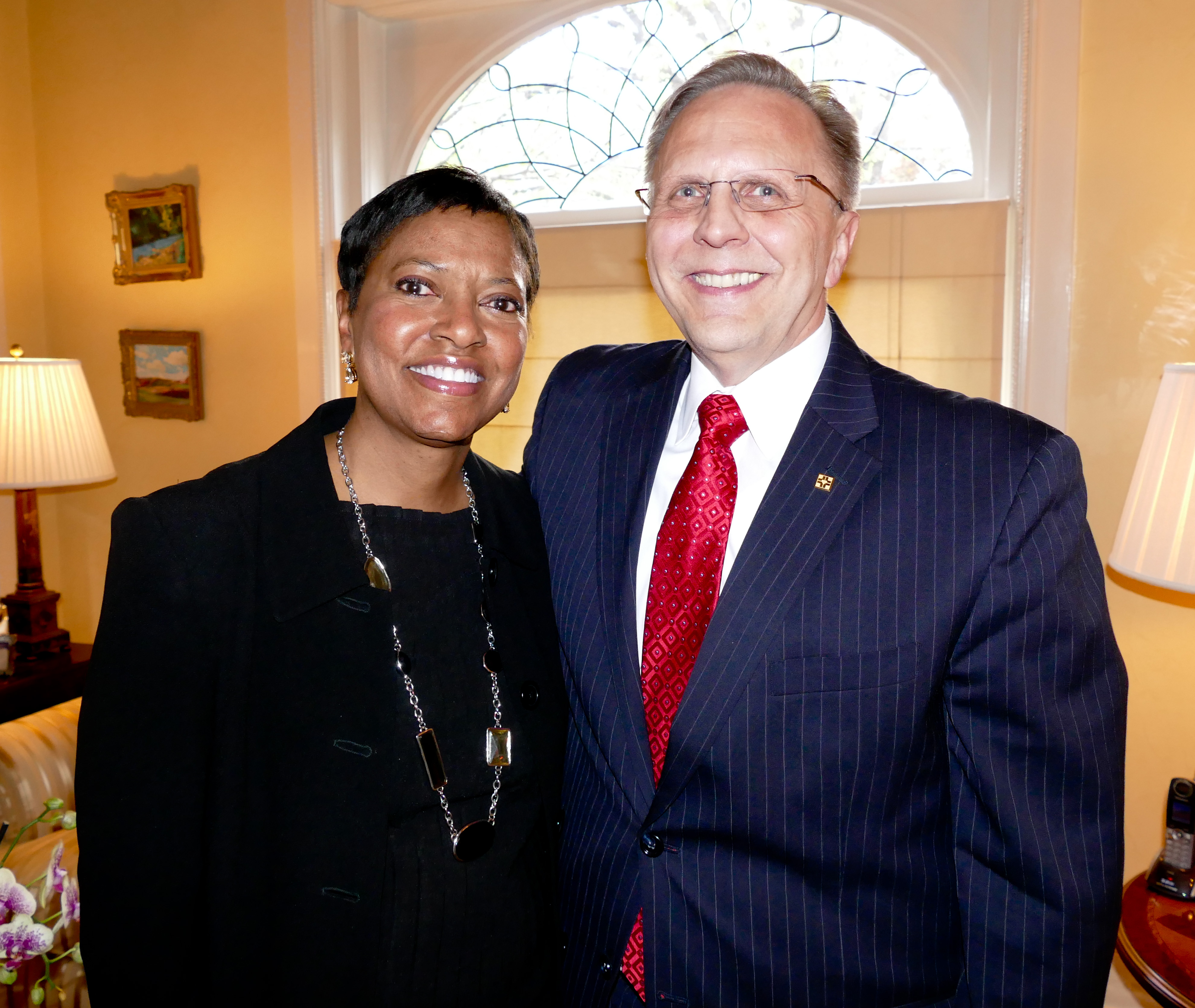 Kenya Mayfield and Mike Slubowski