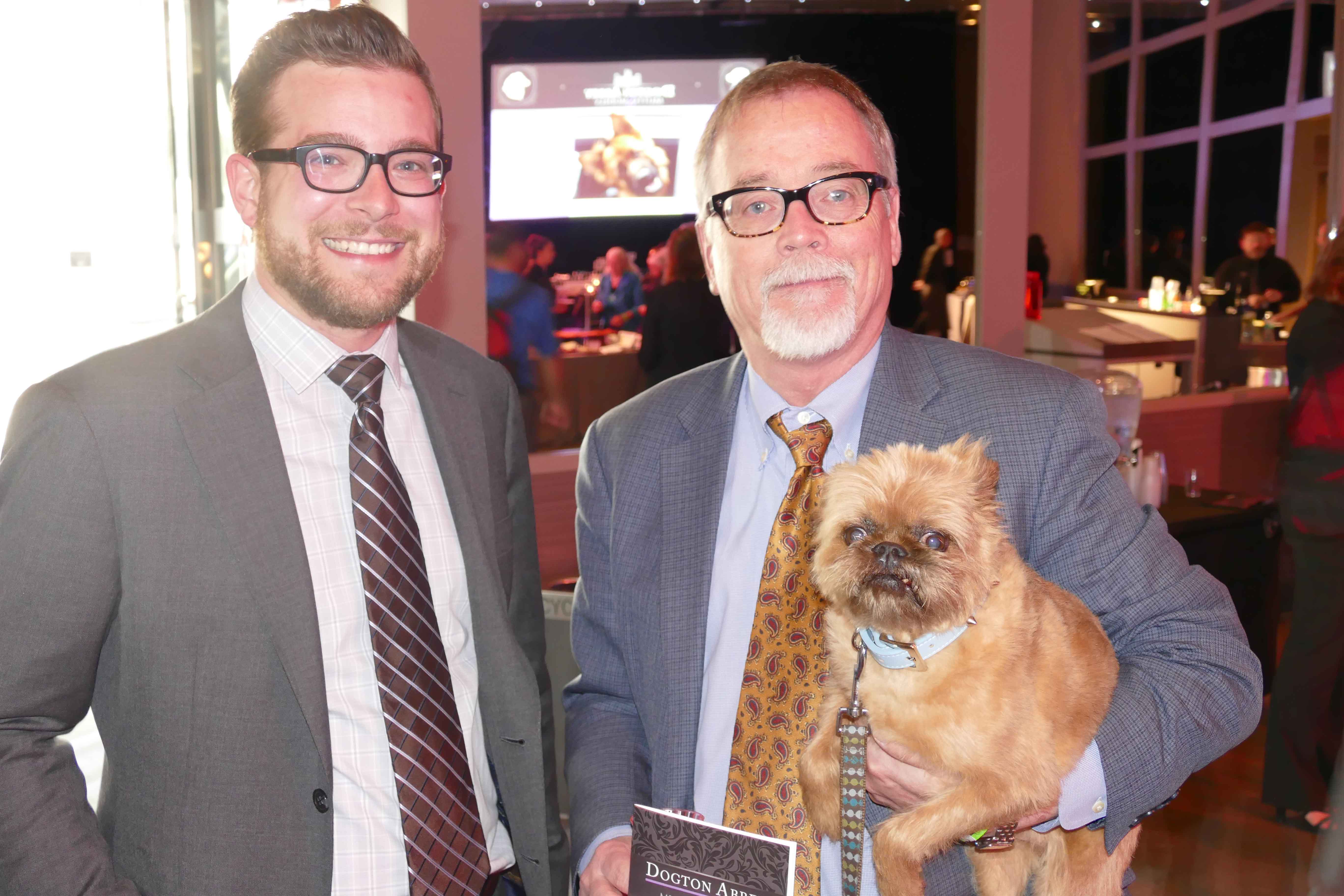 From Dumb Friends League: Rence Delino, left, and Rick Gabrielson with ...