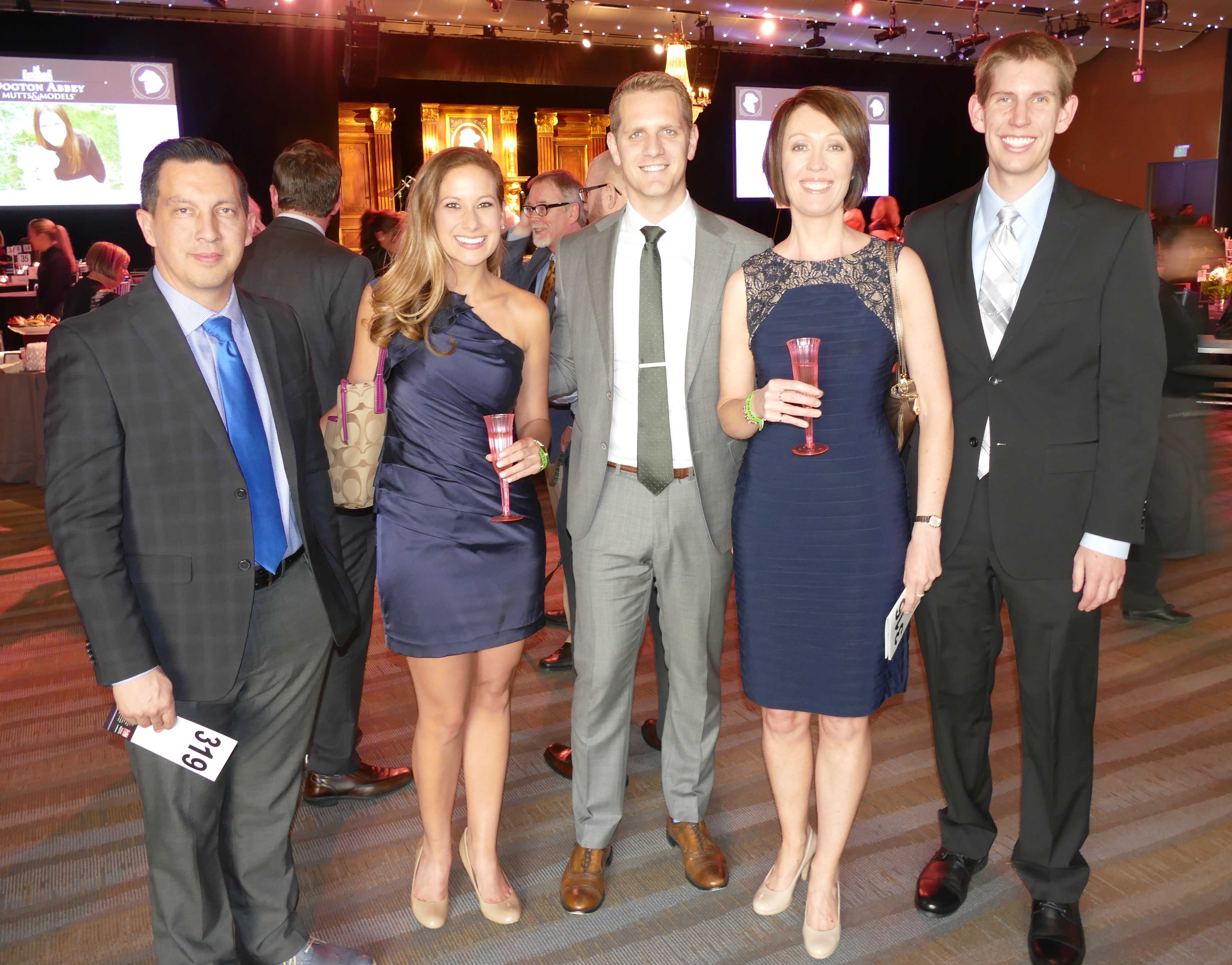 Armundo Perez, left, Jennifer Cuce, Buck Clifford, Adam Larsen and ...