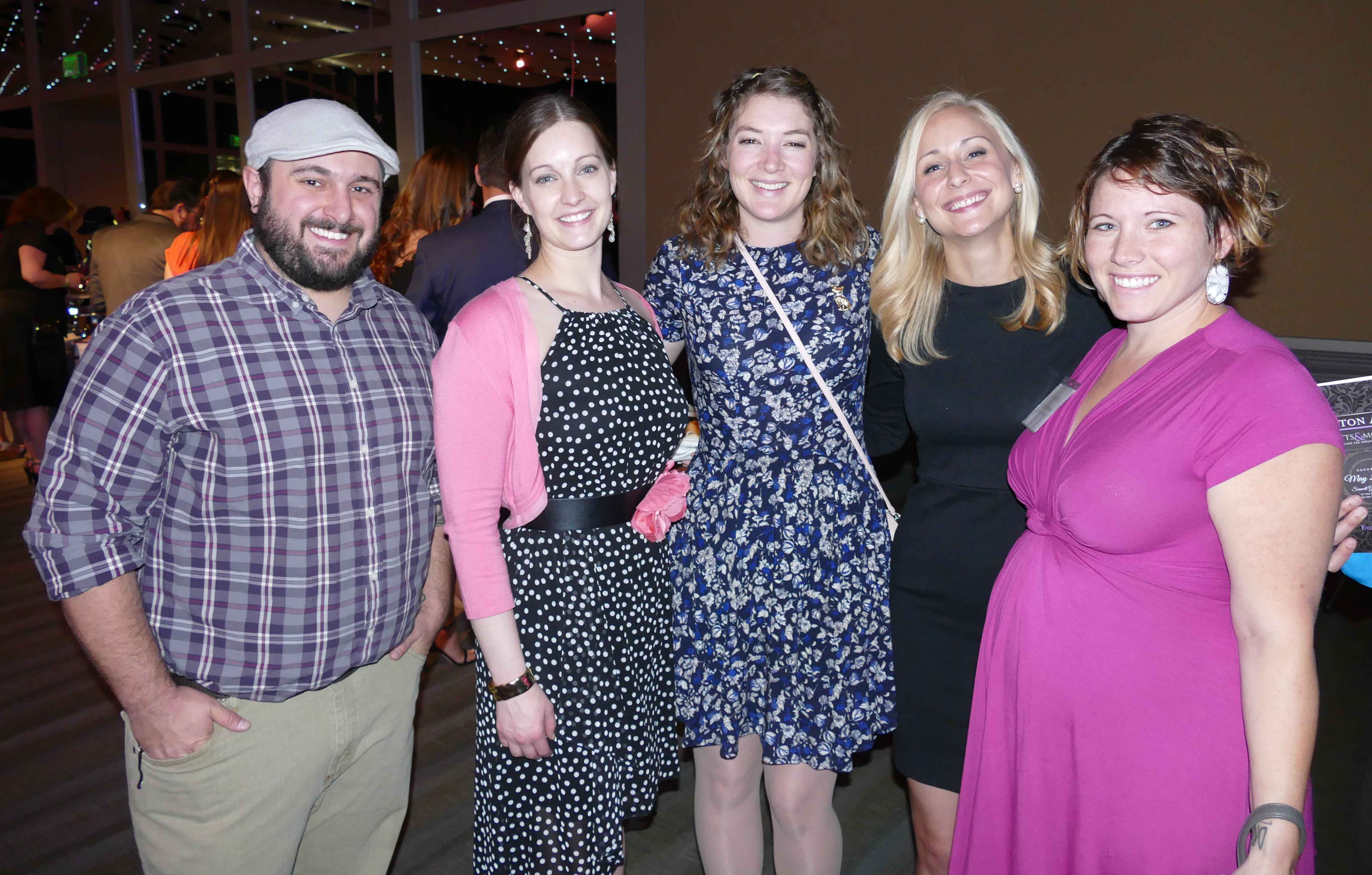 Ryan Borgmann, left, Amanda Williams, Kaeli Owens, Lindsay Scott, Lisa ...