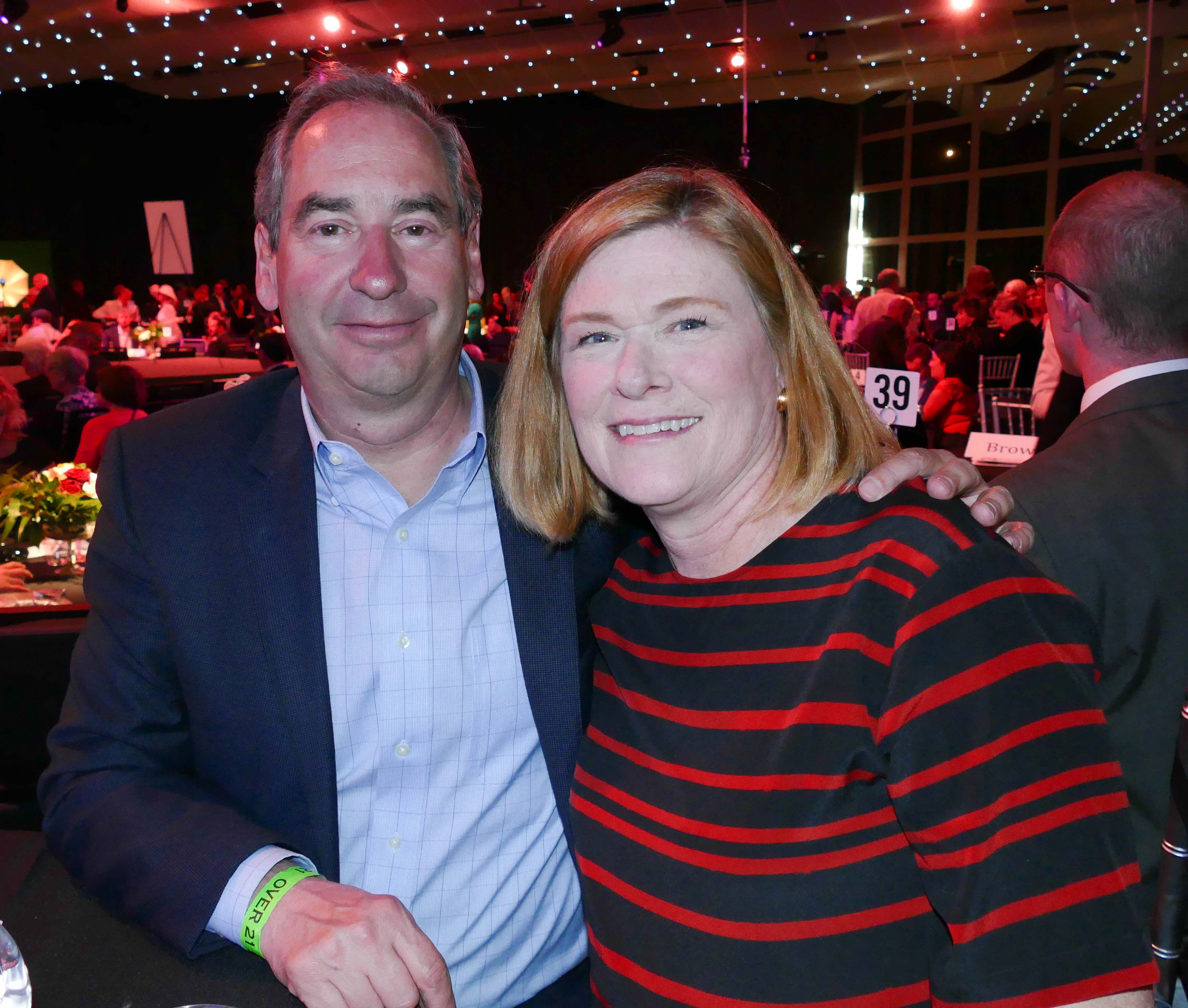 Brian Stern and Anne McGihon (board member)