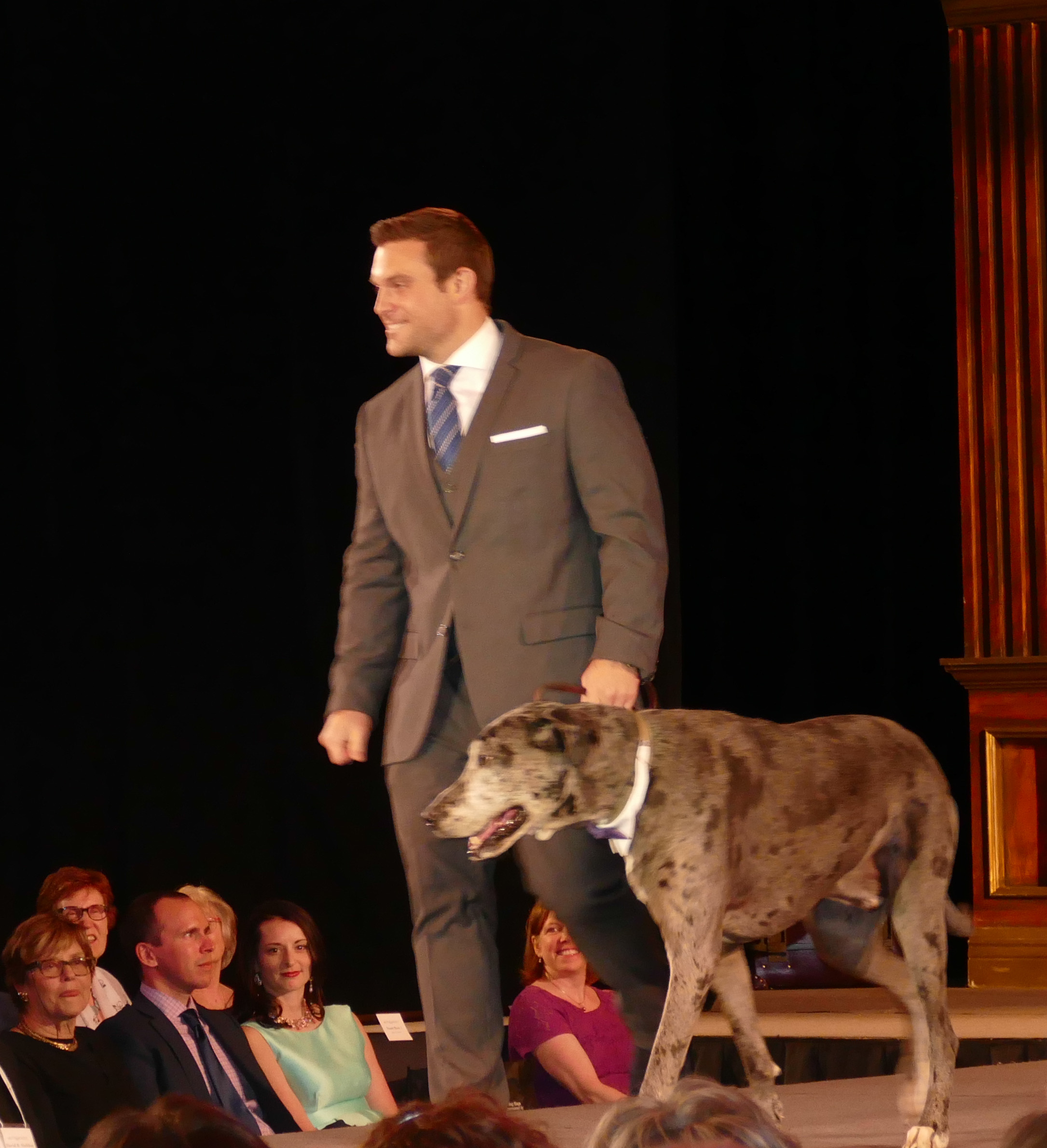 Nick Griffith of Fox31 with Riggs