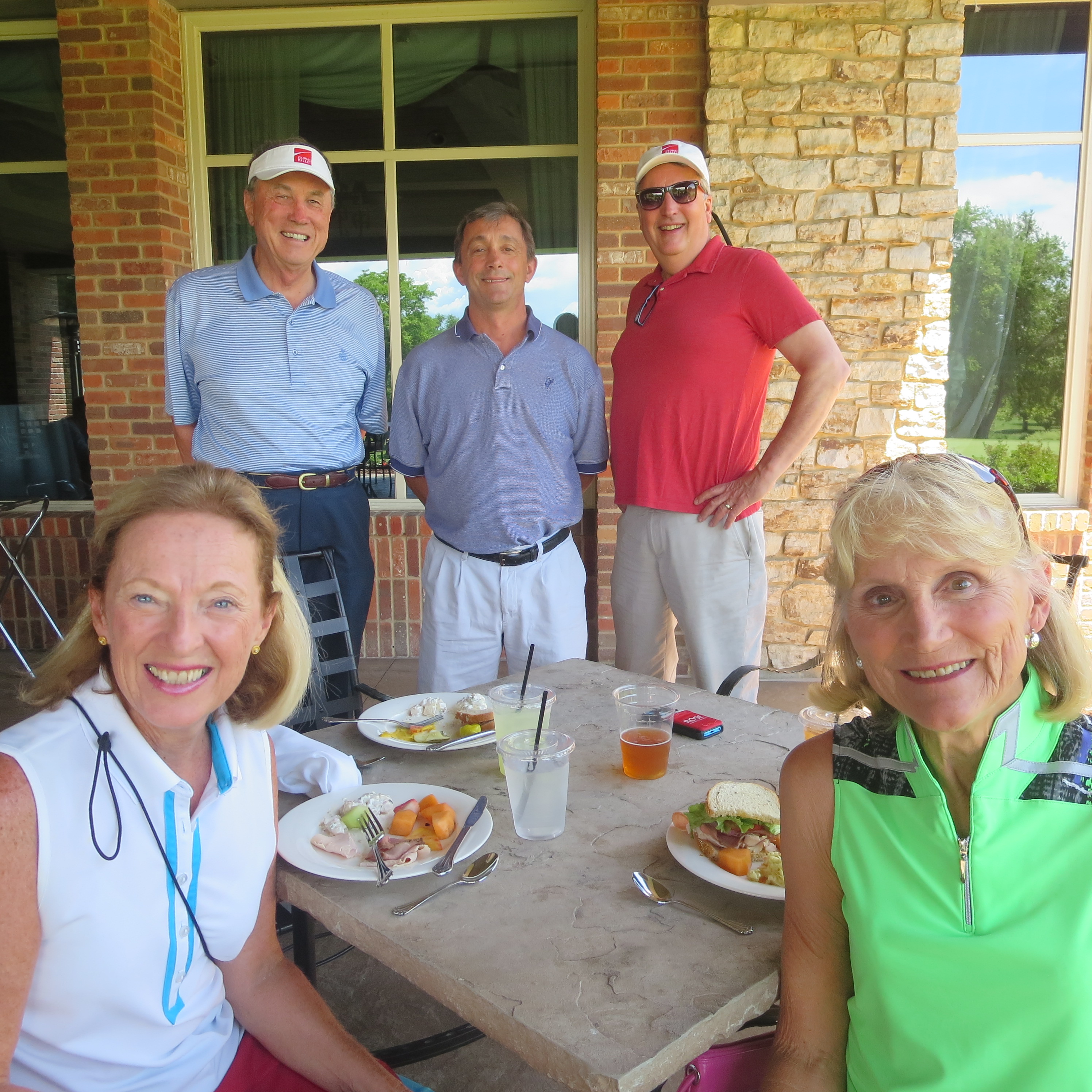 Front left to right: Lisa Snider, Bette Poppers; Back left to right ...