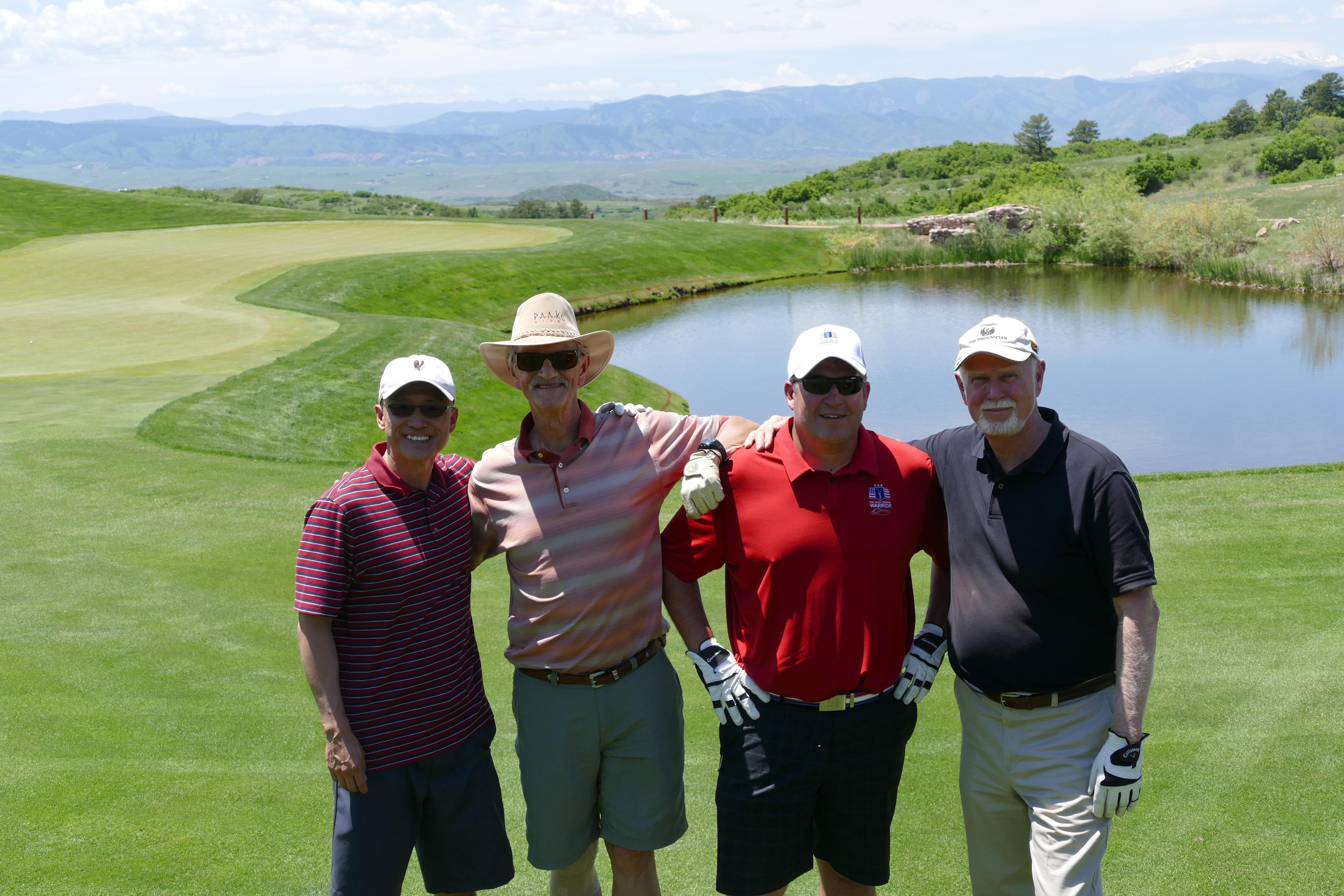 Keith Hui, left, Mike Bartol, Jeremy Henderson, Jim Crocker, Lockheed ...