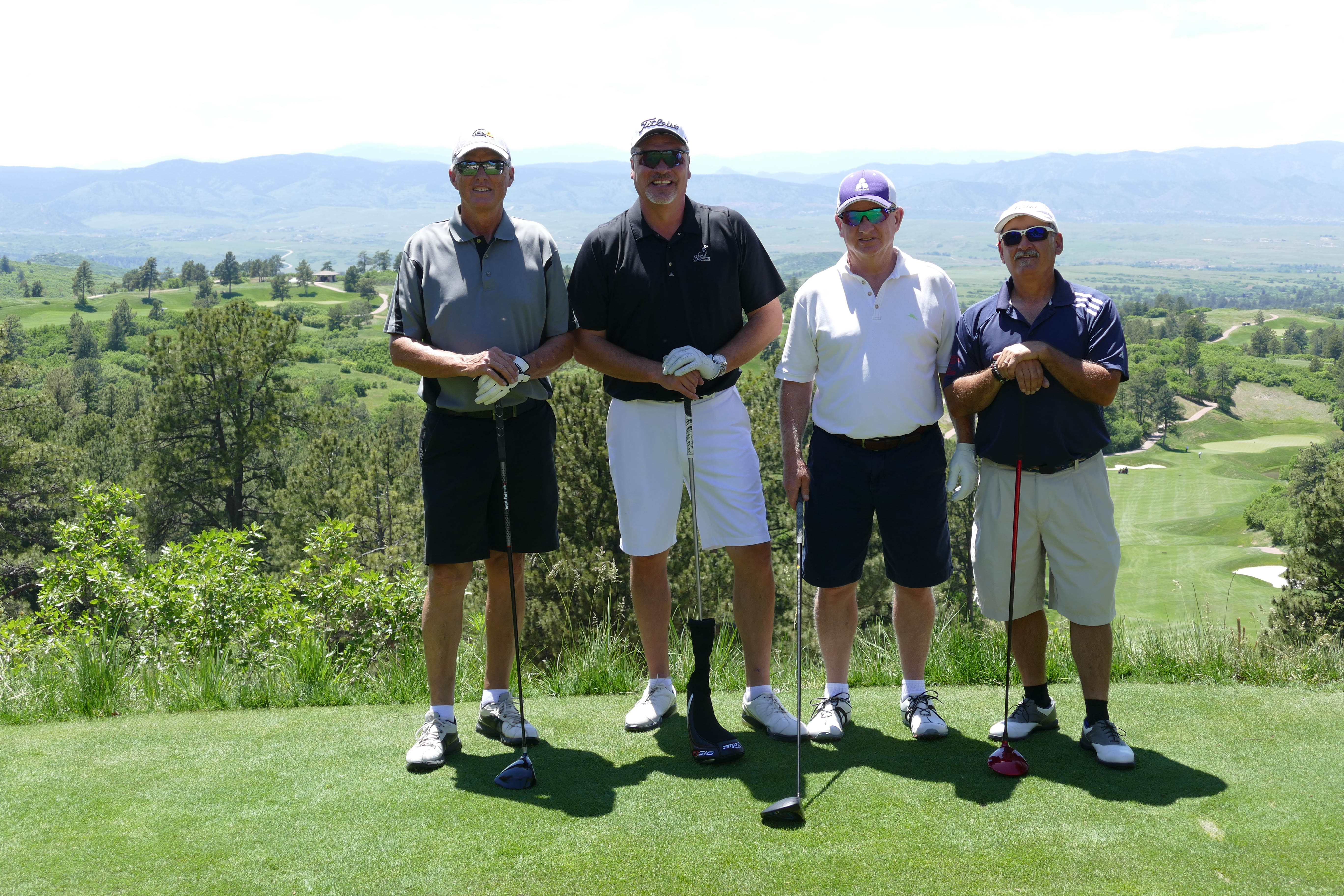 John Henke, left, Russ Welker, John McCauley, Mike Maiurro