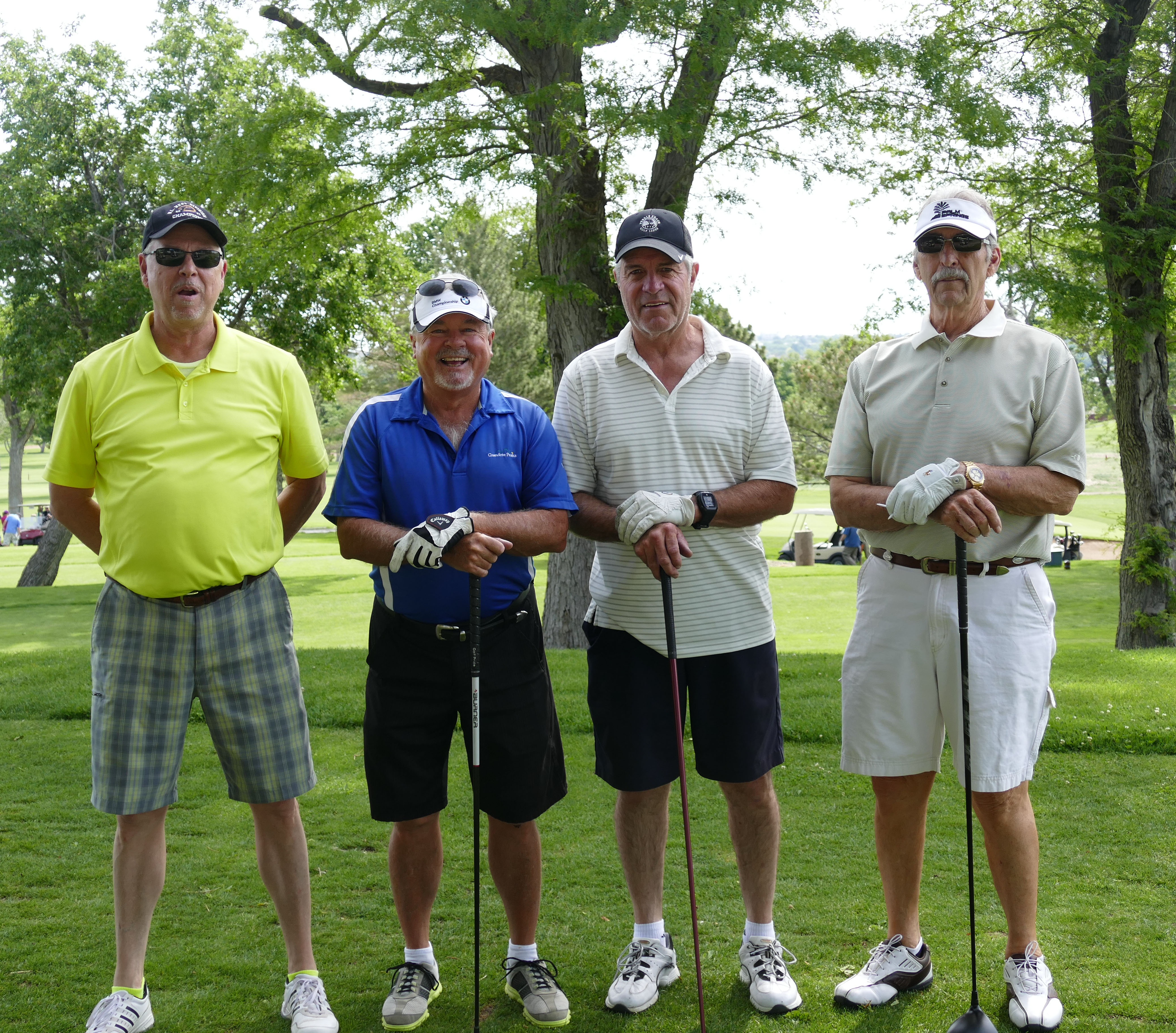 Gary Cunningham, left, Bill Drury, Brad Heath, Bob Myers