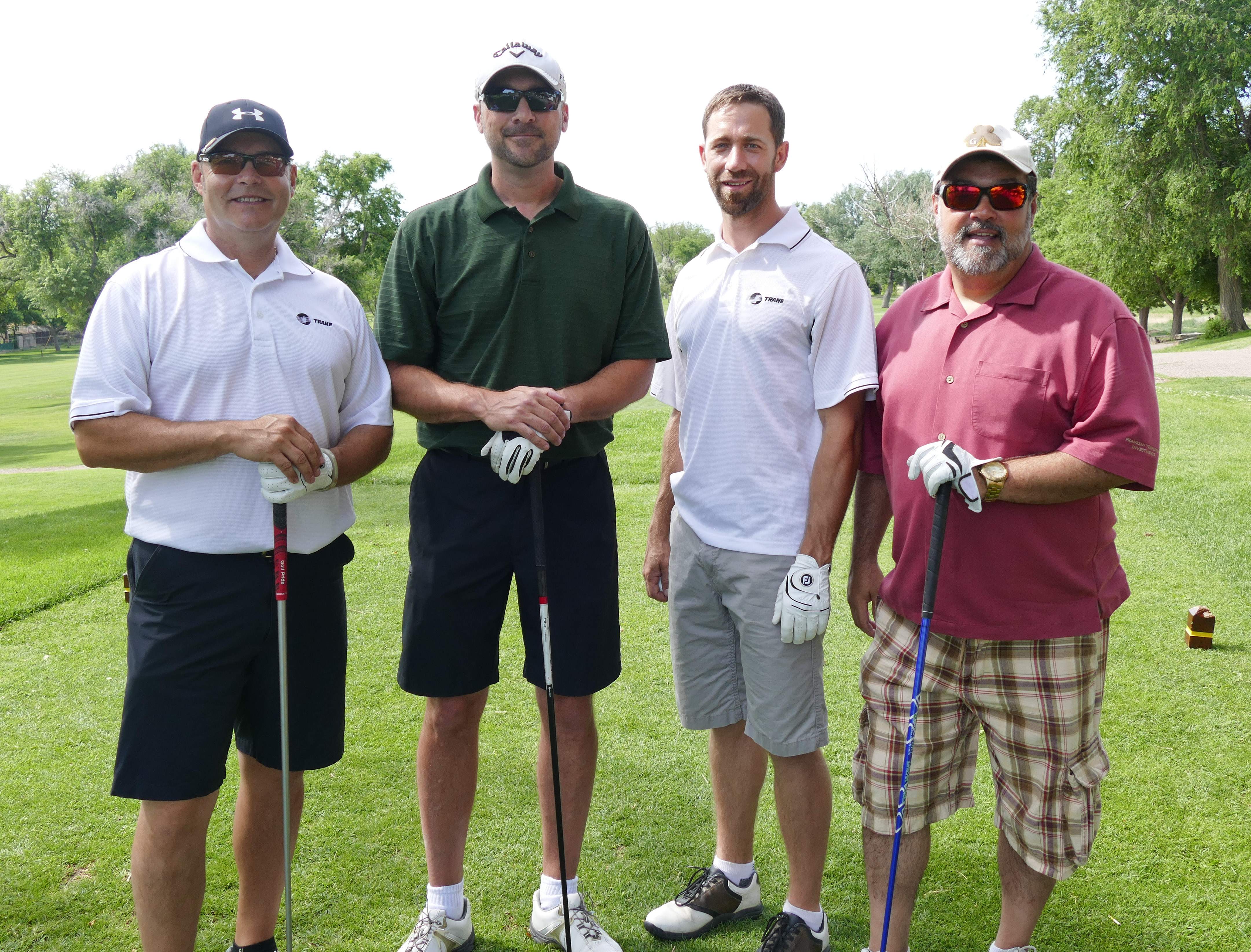 Mike Kurtz, left, Michael Johnson, David Allen, Dwayne Cavin