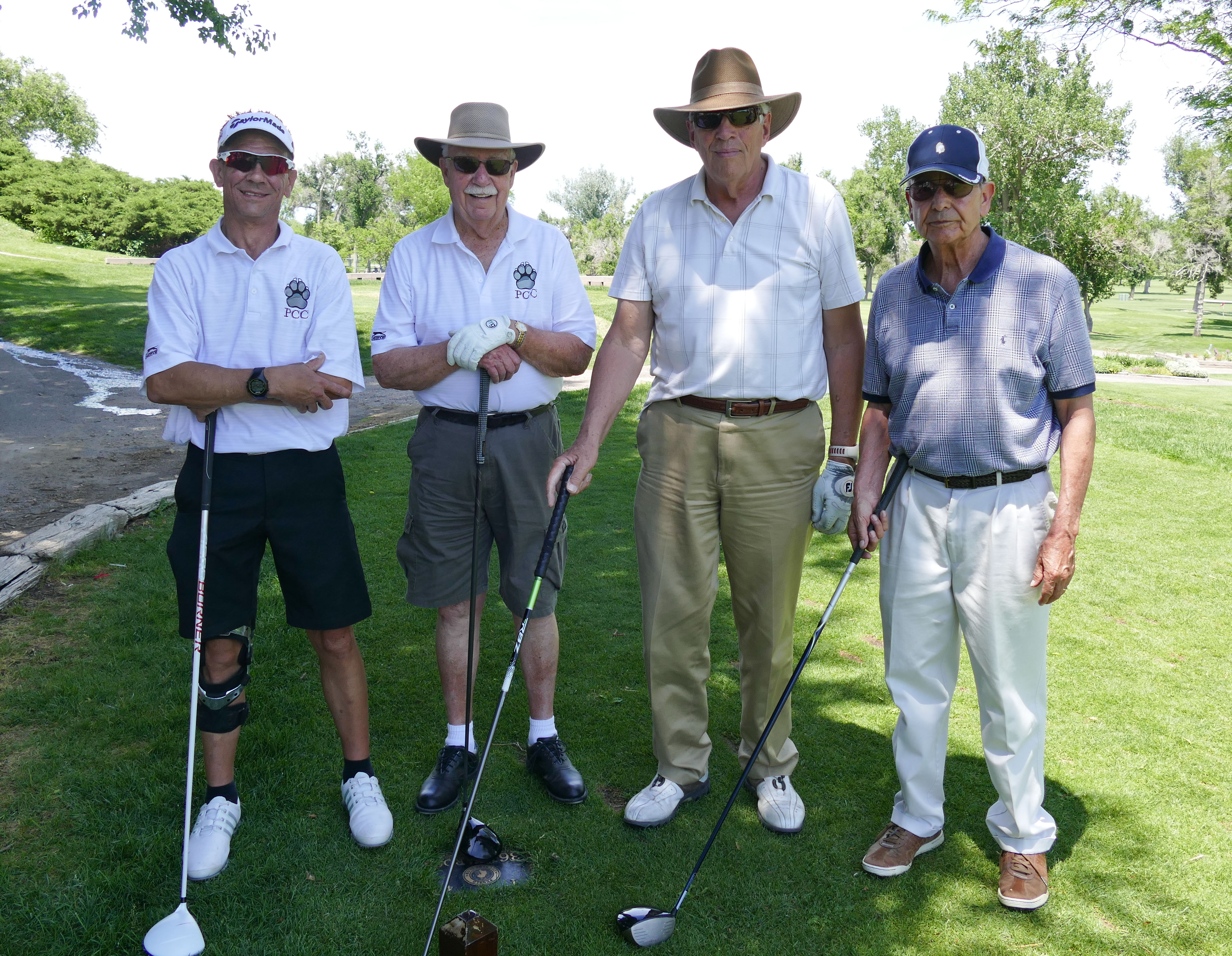 Troy Lott, left, Bob Silva, Richard Knudsen and Carlos Baca (they won ...