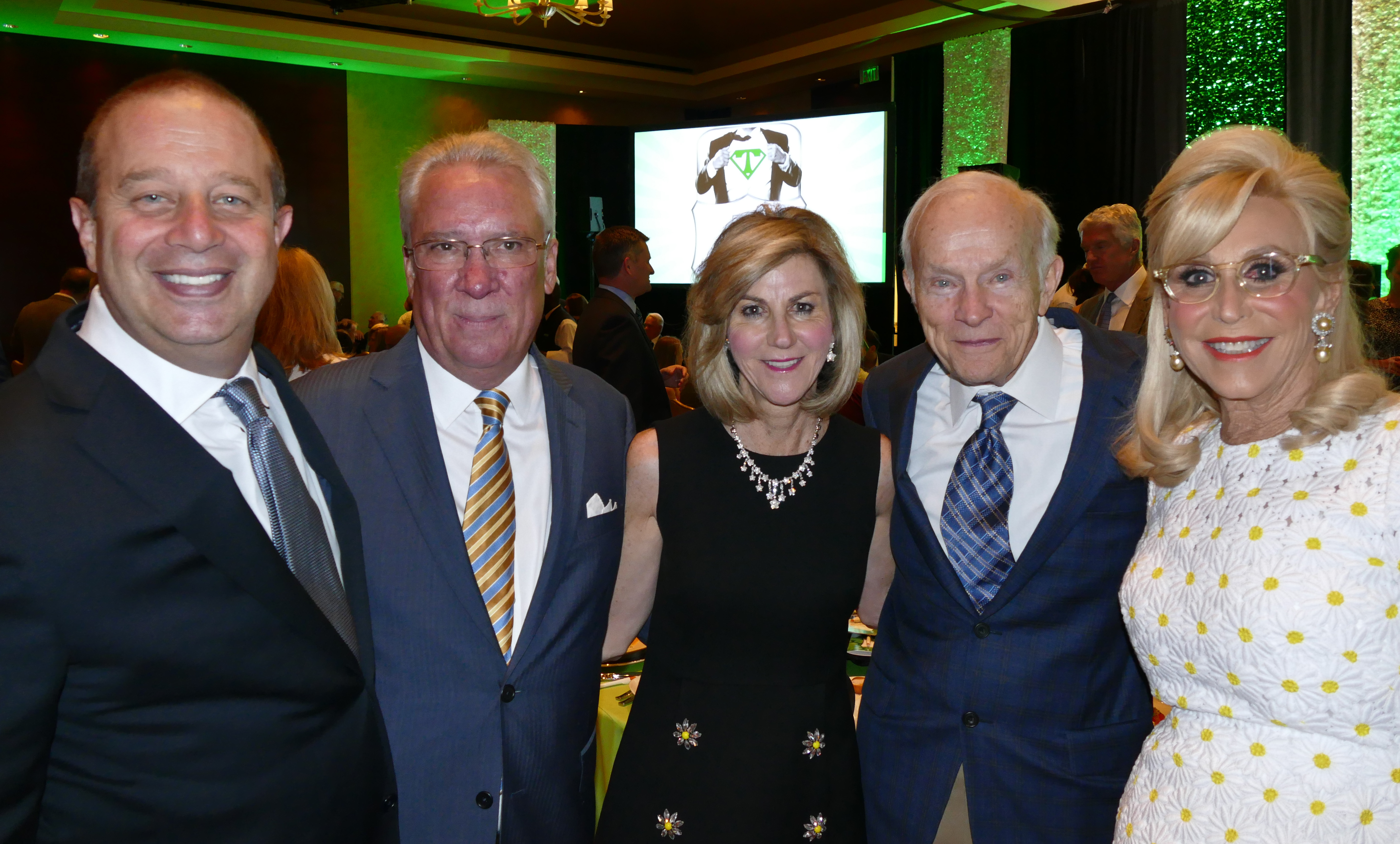 Rick Sapkin, left, Blair Richardson, Shelly Sapkin, Dan Ritchie and ...