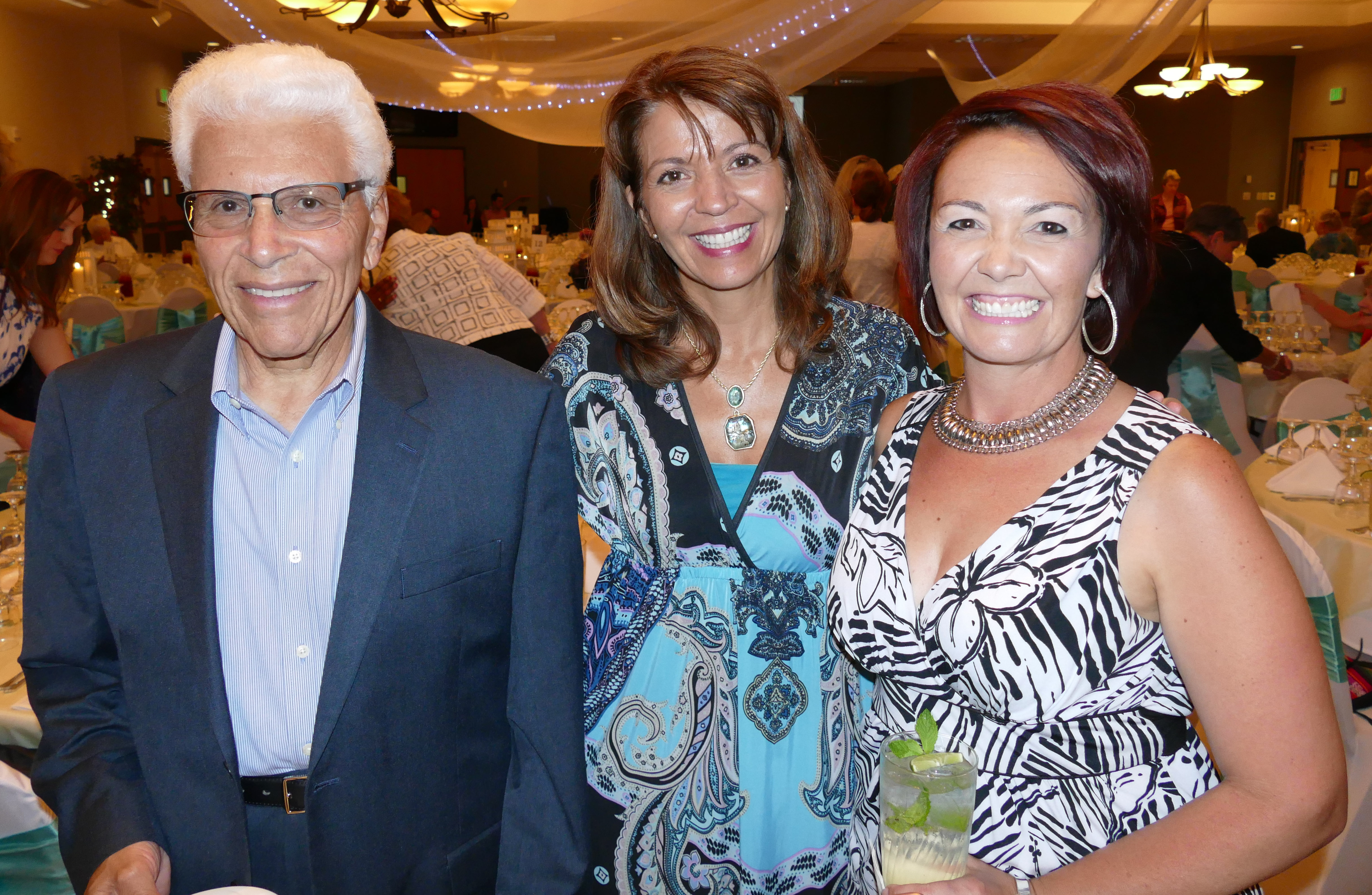 Ralph Williams, left, Rose Jubert and Tracy Samora