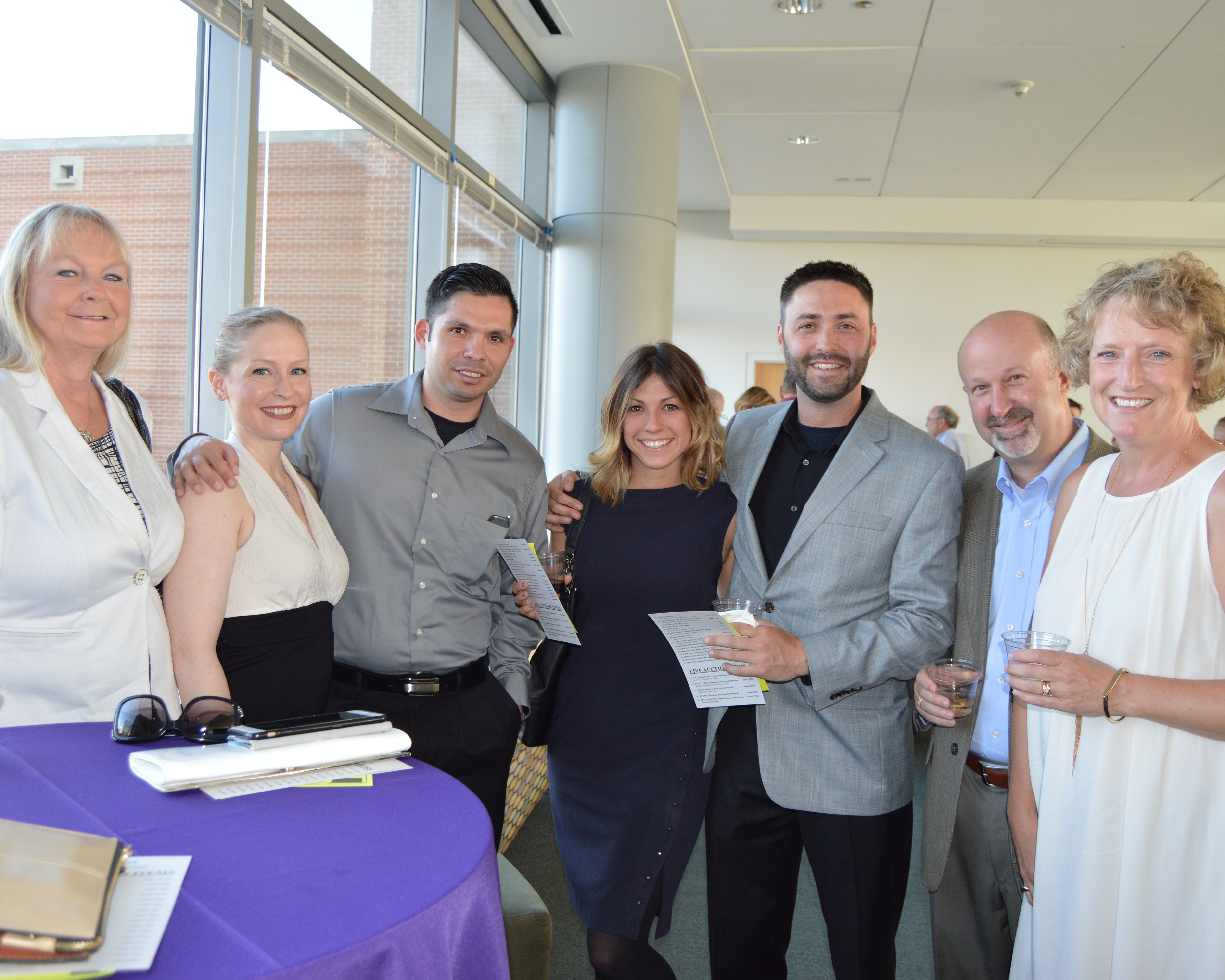 Representatives of sponsor Aircraft Performance Group (APG) at the ...