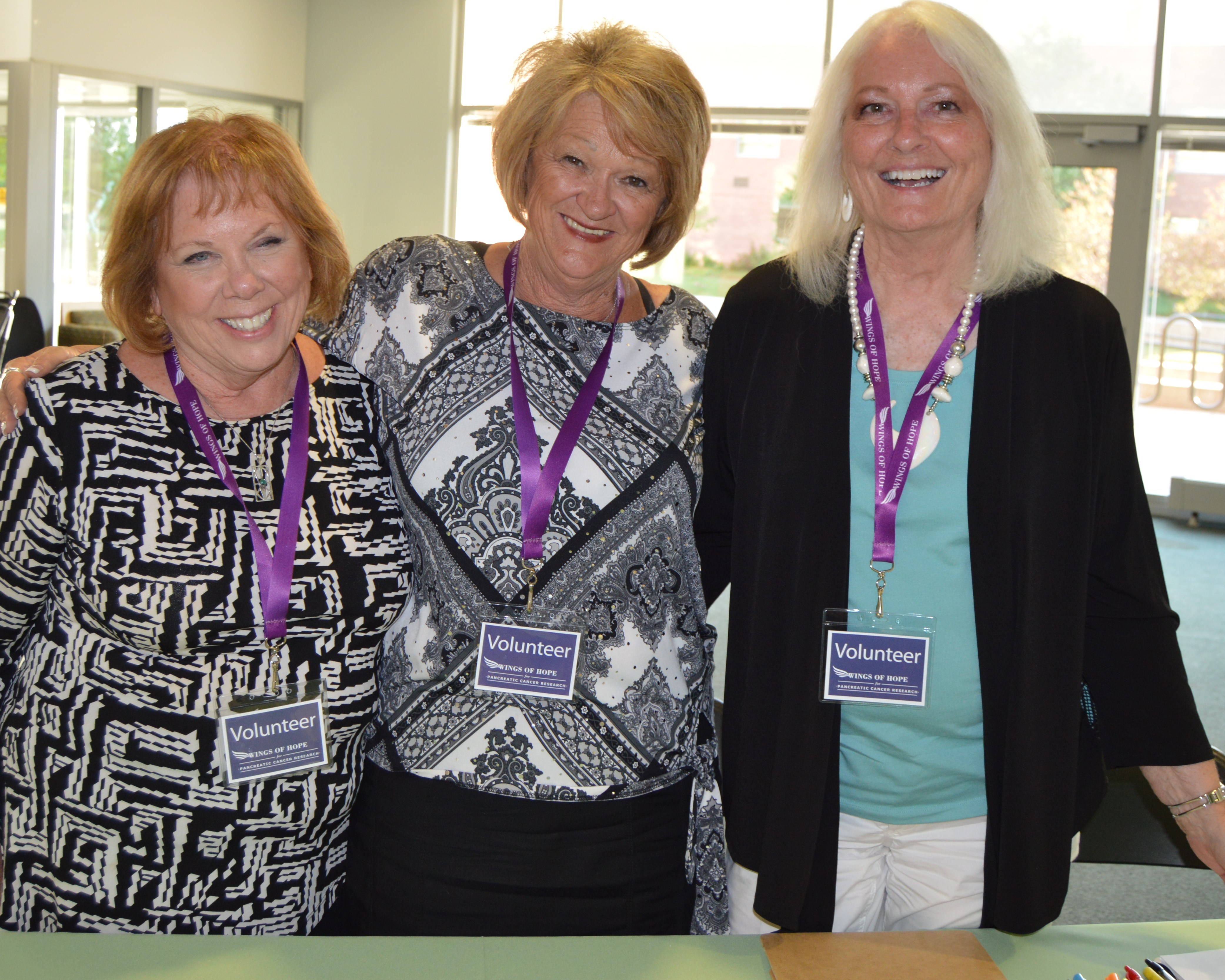 (l to r): Jane Pearson, Marsha Lessar and Alison Biggs