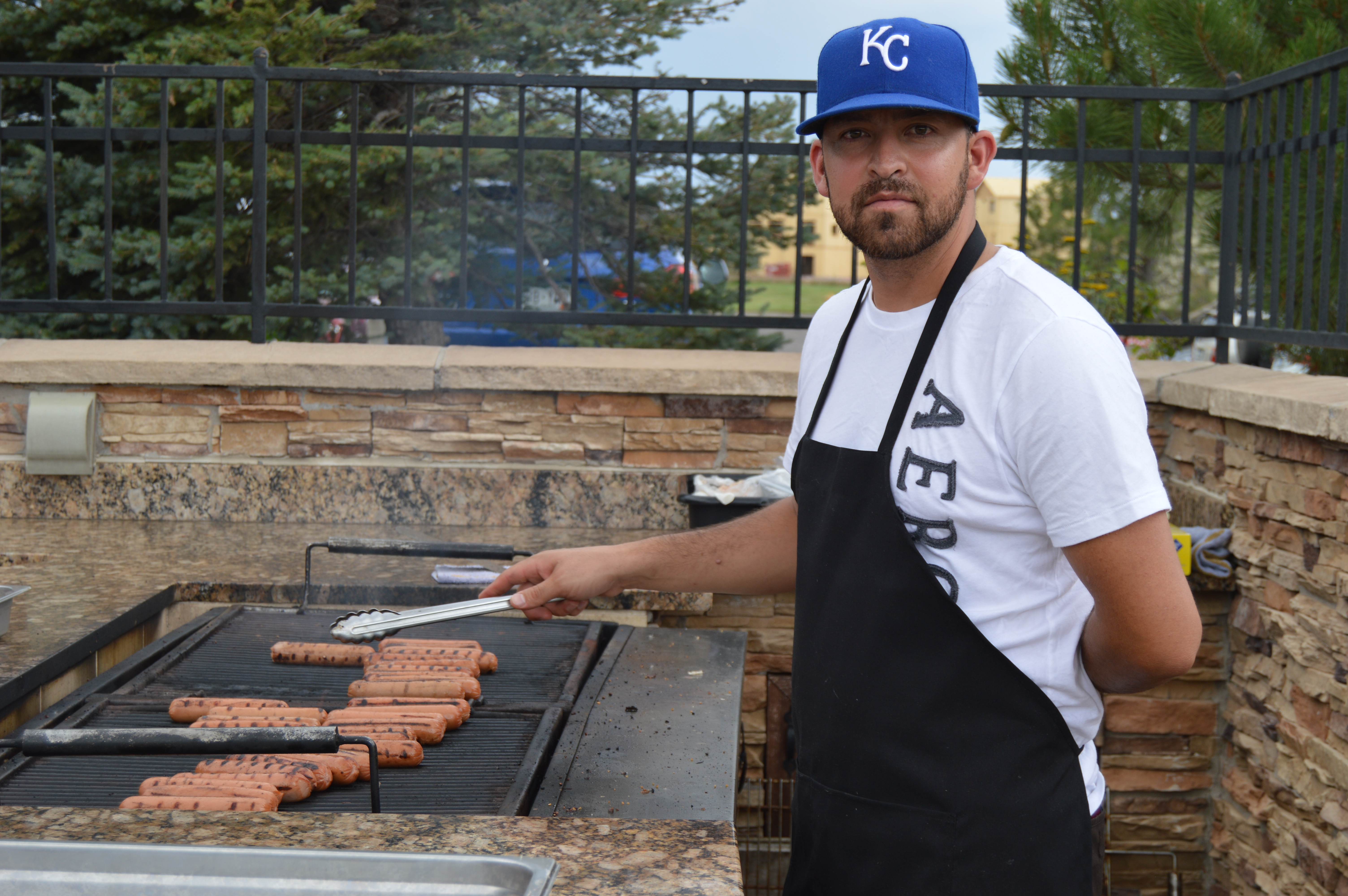 Don't mess with Chef Jesus (who grilled up some great dogs and burgers).