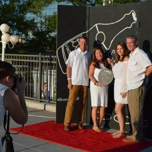 Alliance Française de Denver representatives (l to r): Chris Poulet ...