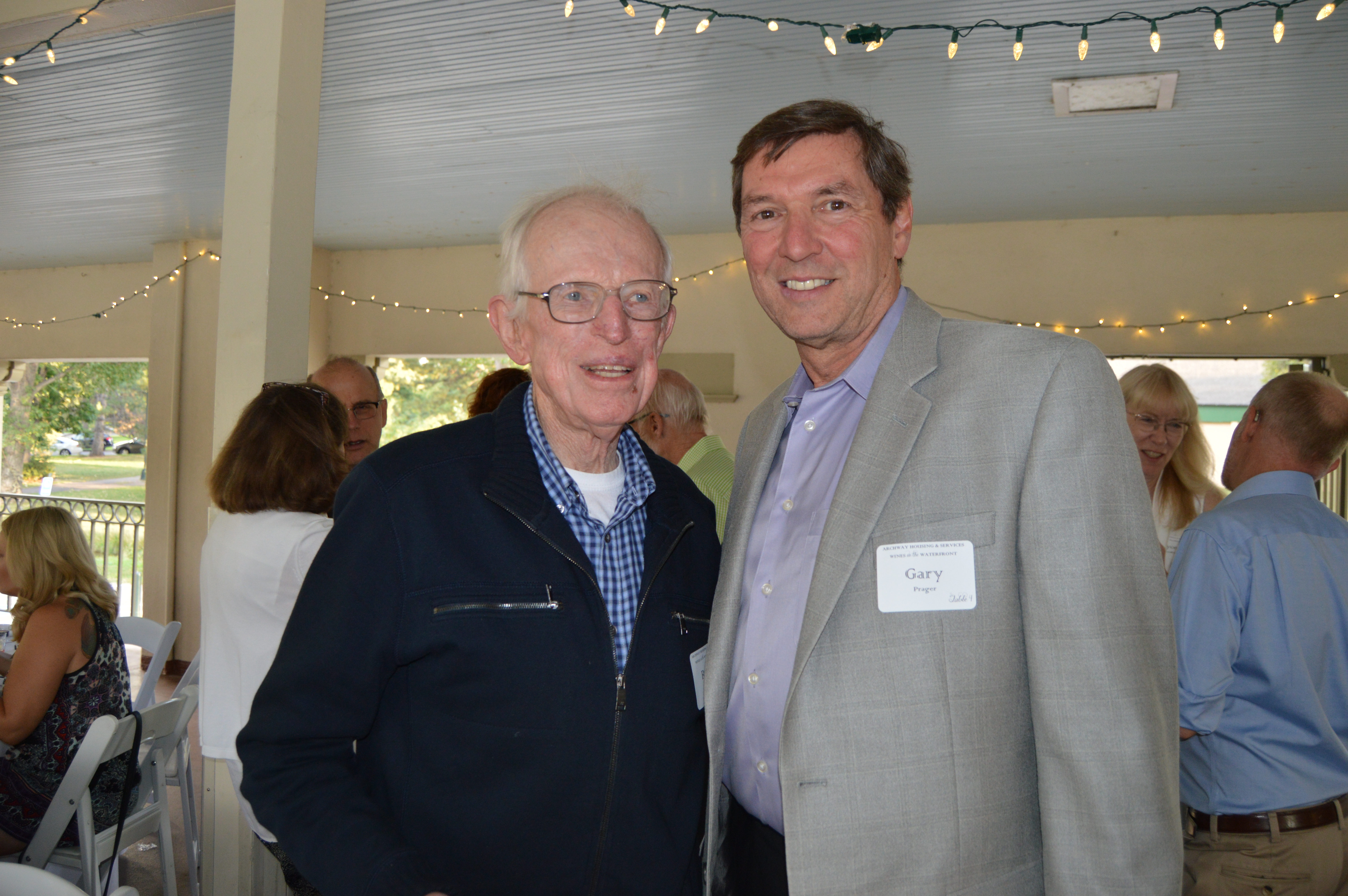 Robb Lapp (left) and Gary Prager