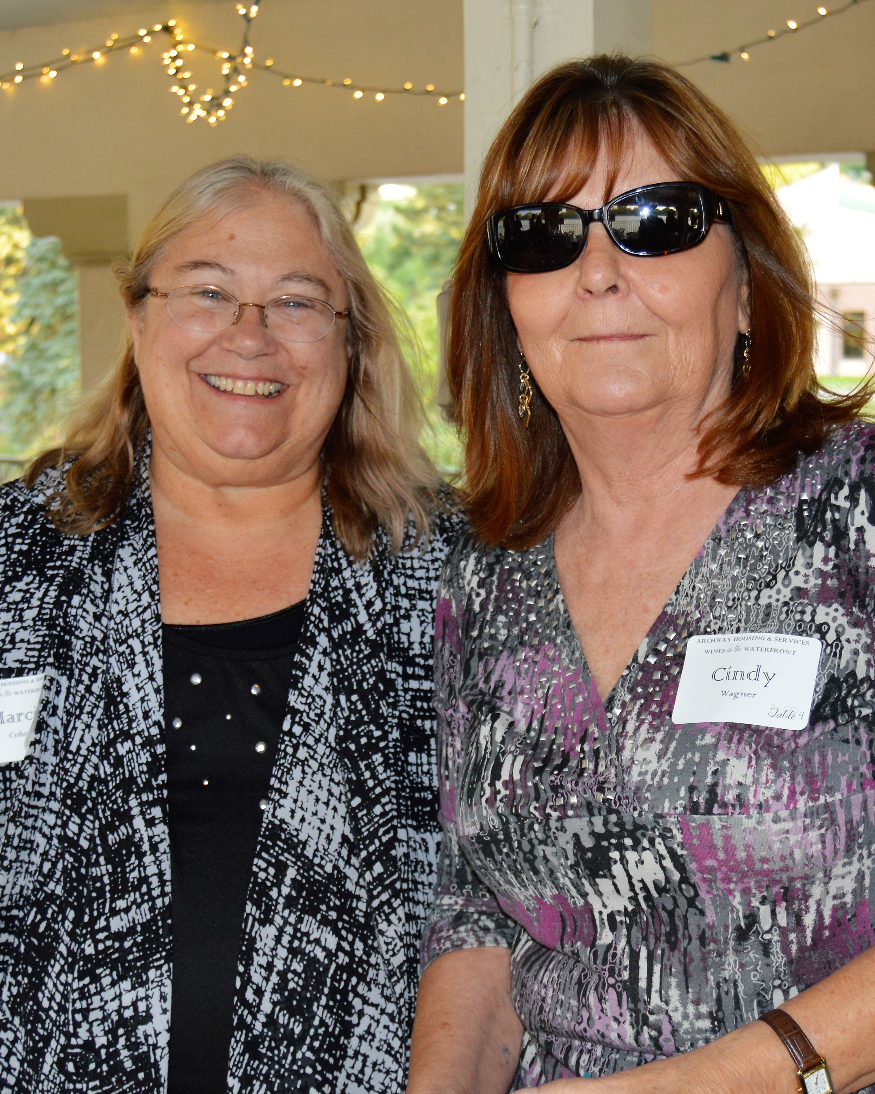 Marcia Cober (left) and Cindy Wagner