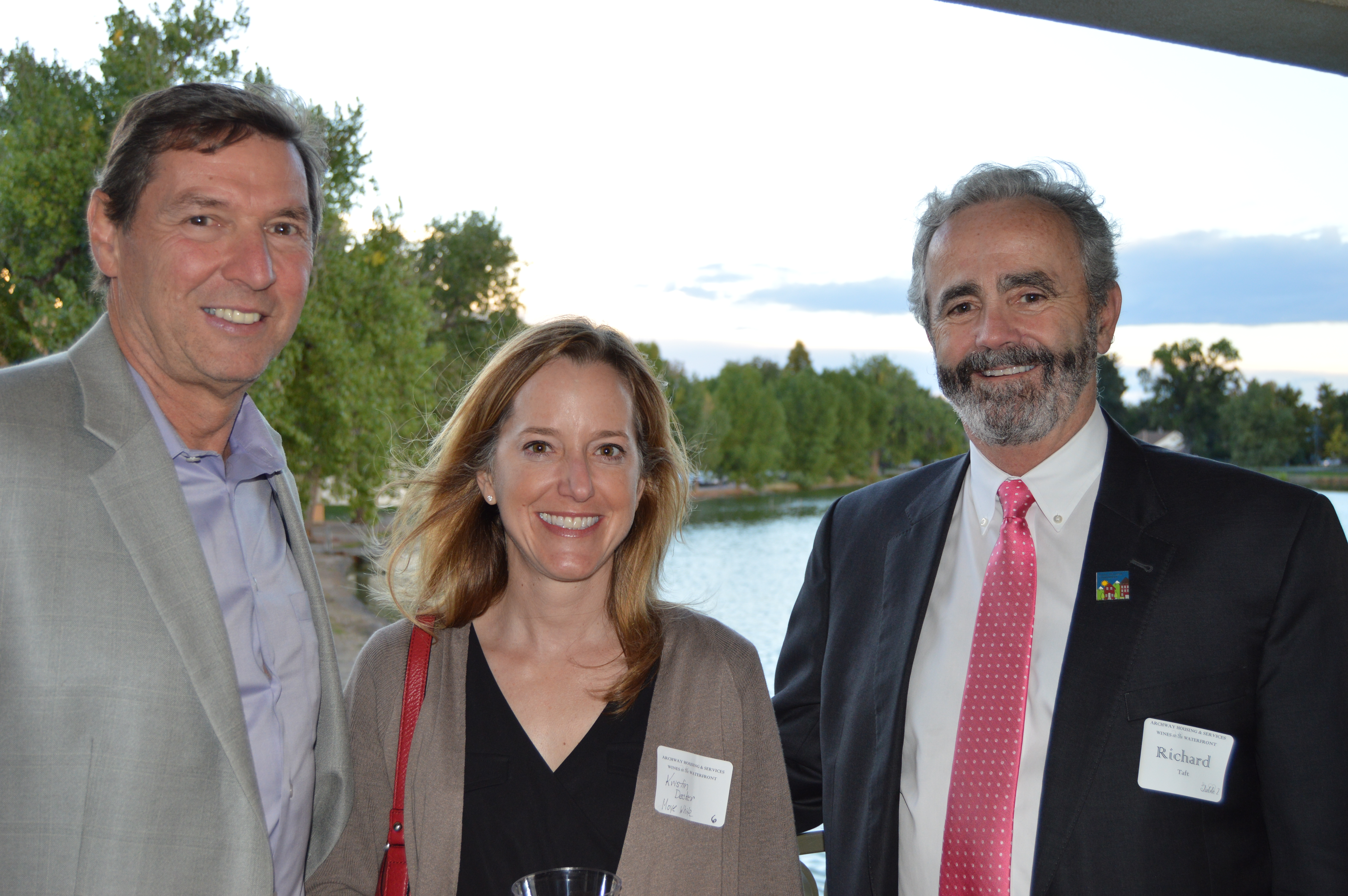 (l to r) Gary Prager, Kristin Decker and Richard Taft