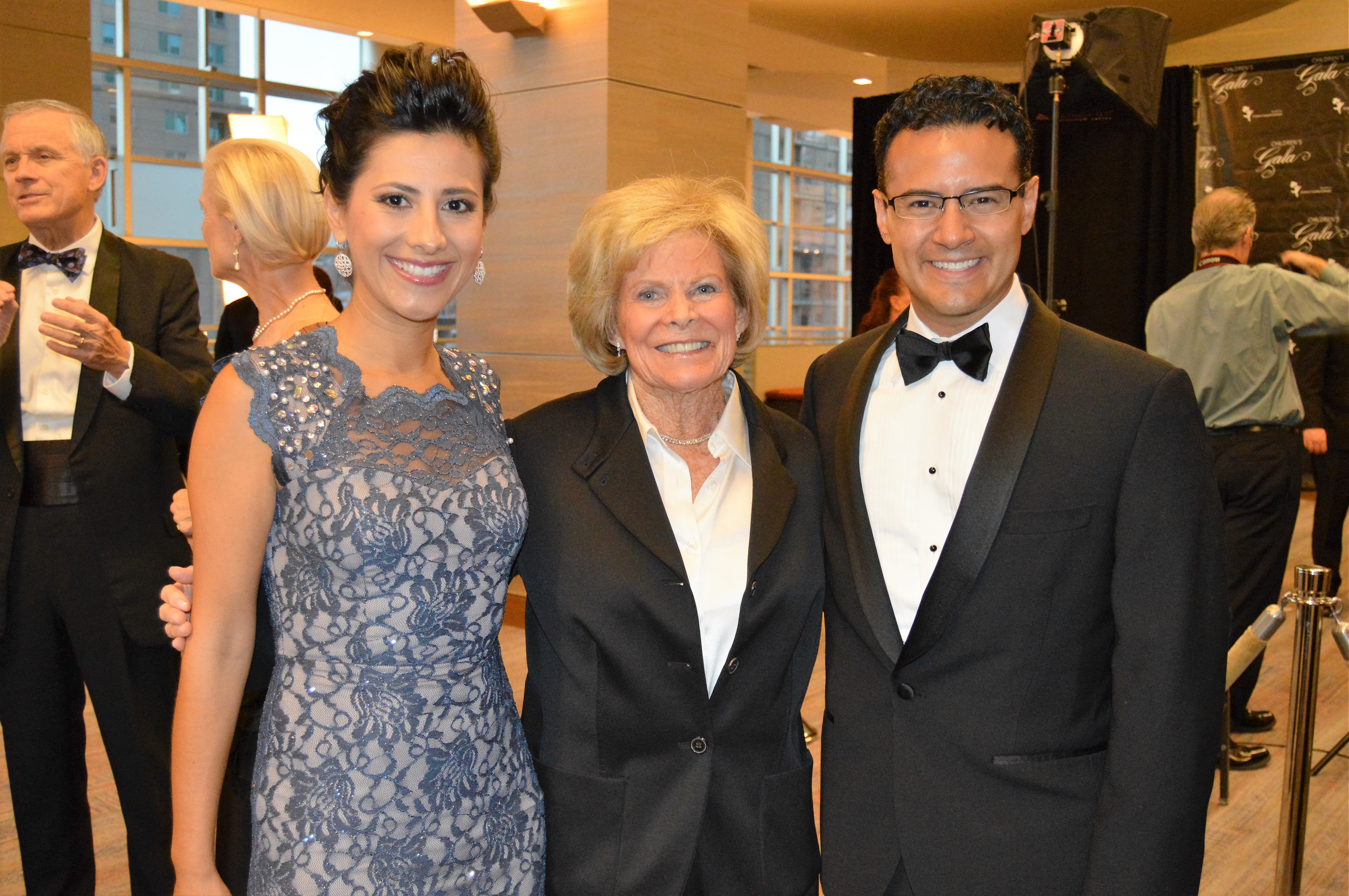 (l to r): Vanessa Duarte, Nancy Gary and Luis Duarte