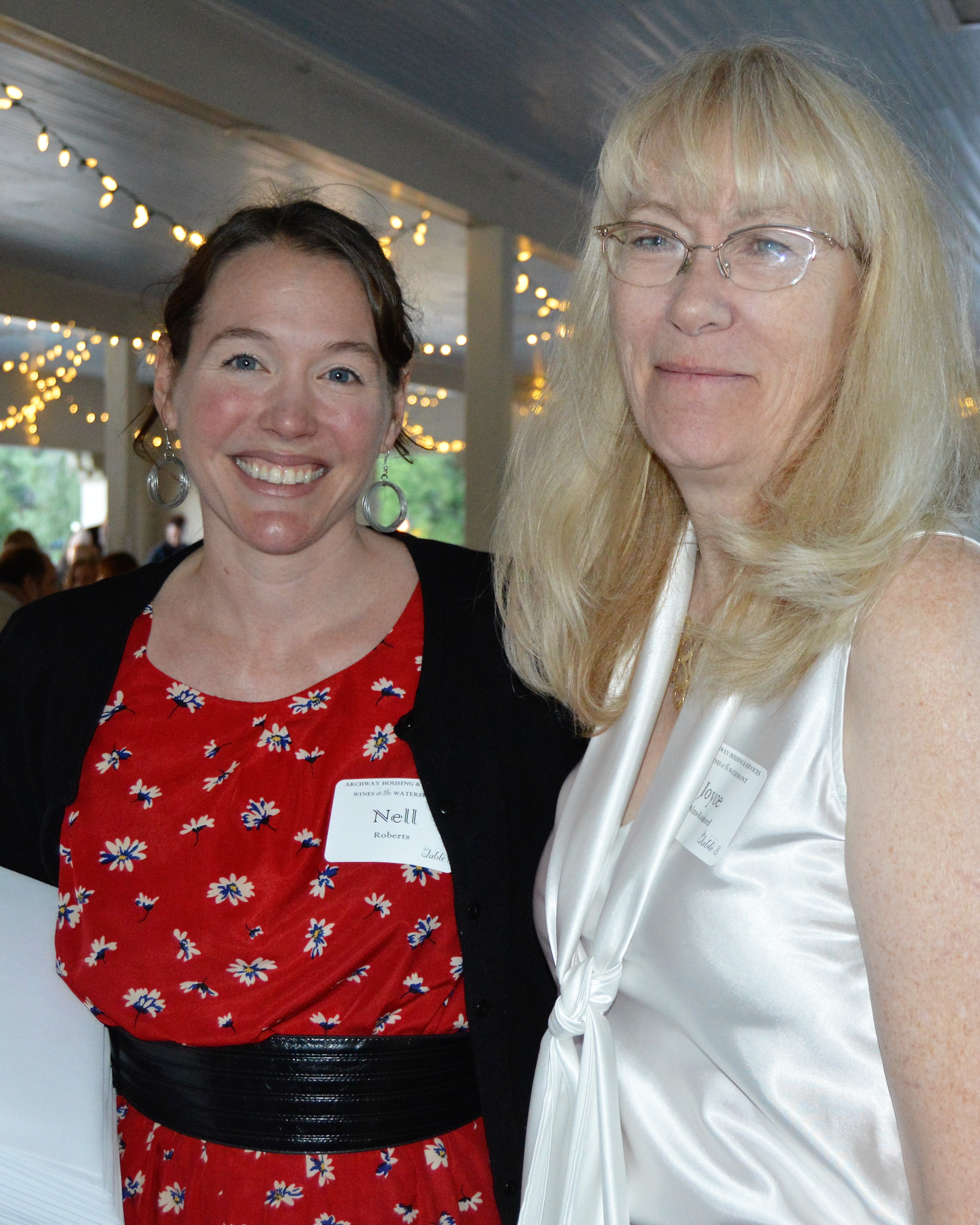 Nell Roberts, of Stellar Events (left), with Executive Director Joyce ...