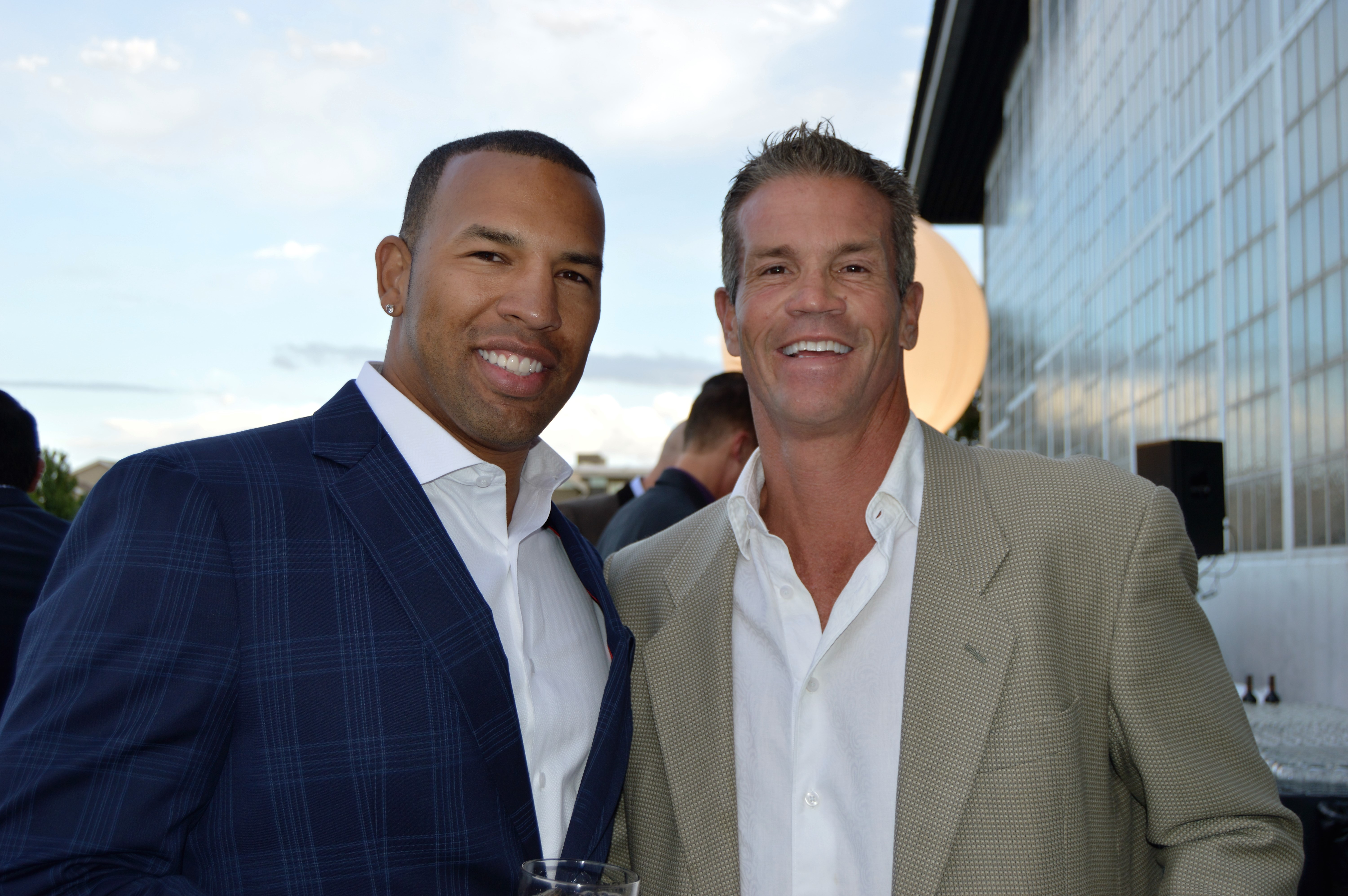 Marques Harris (left) and Chris Canino