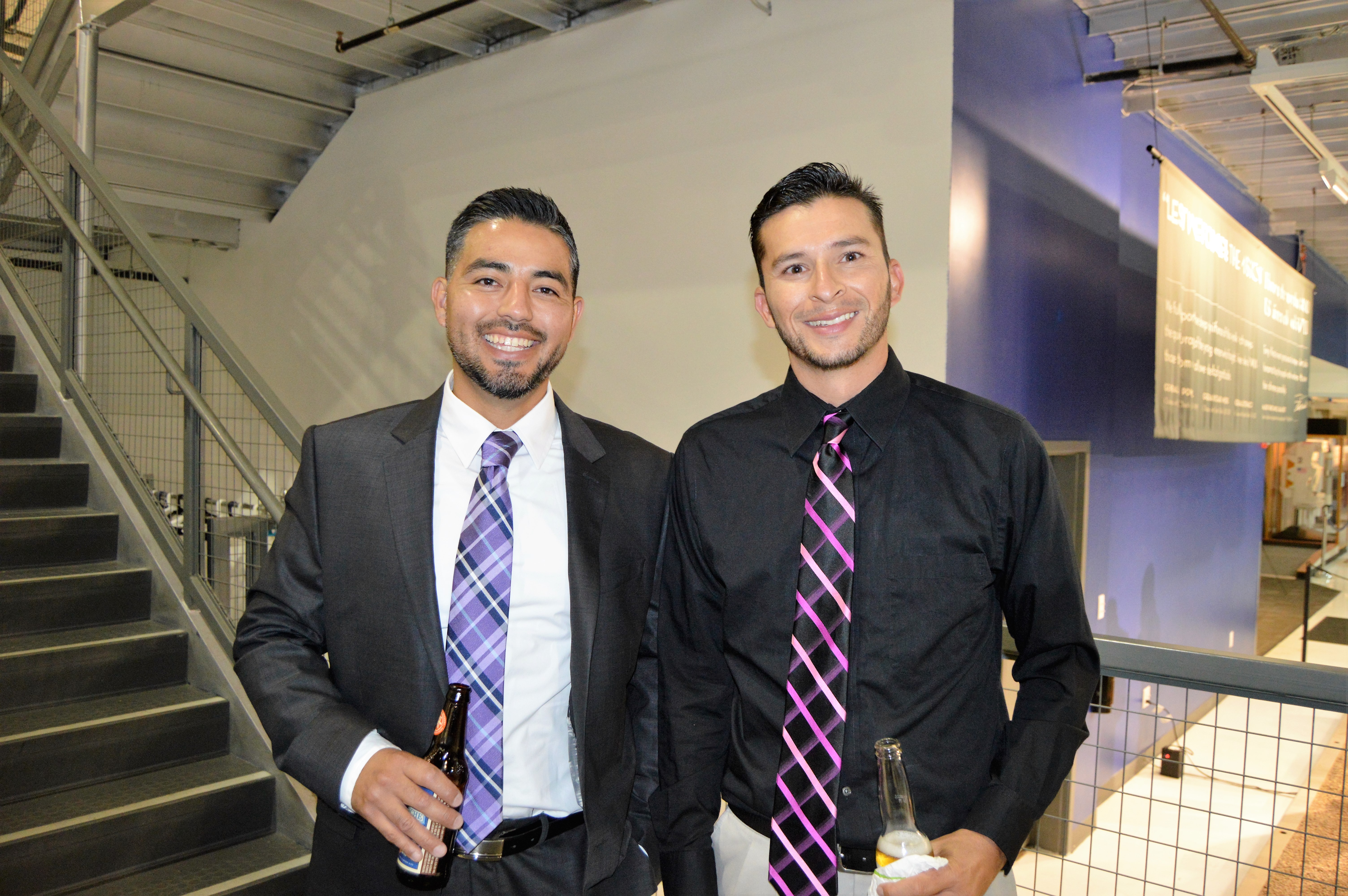 Christopher Valdez (left) and Jesse Trujillo